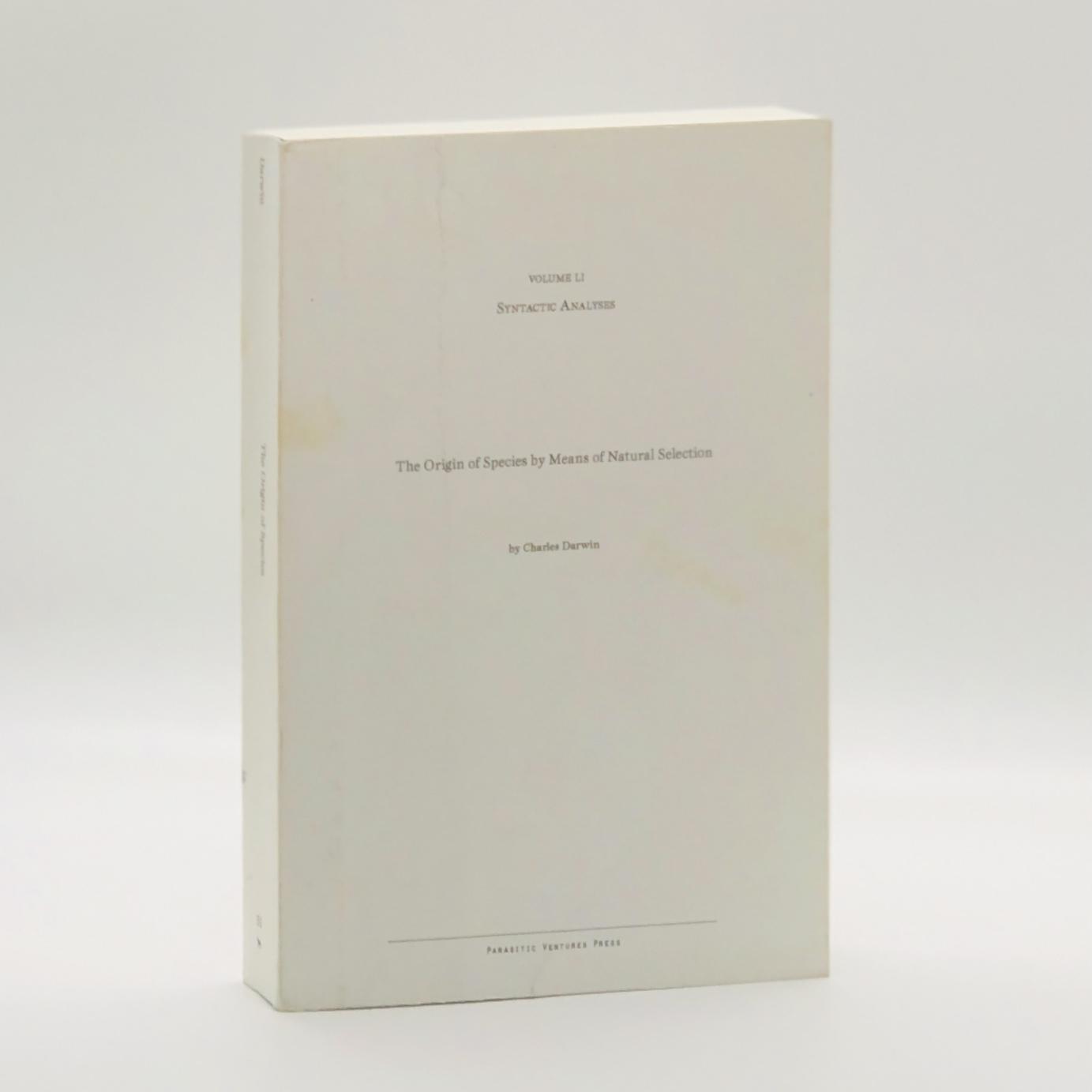 On The Origin Of Species By Means Of Natural Selection Or Preservation Of Favoured Races In