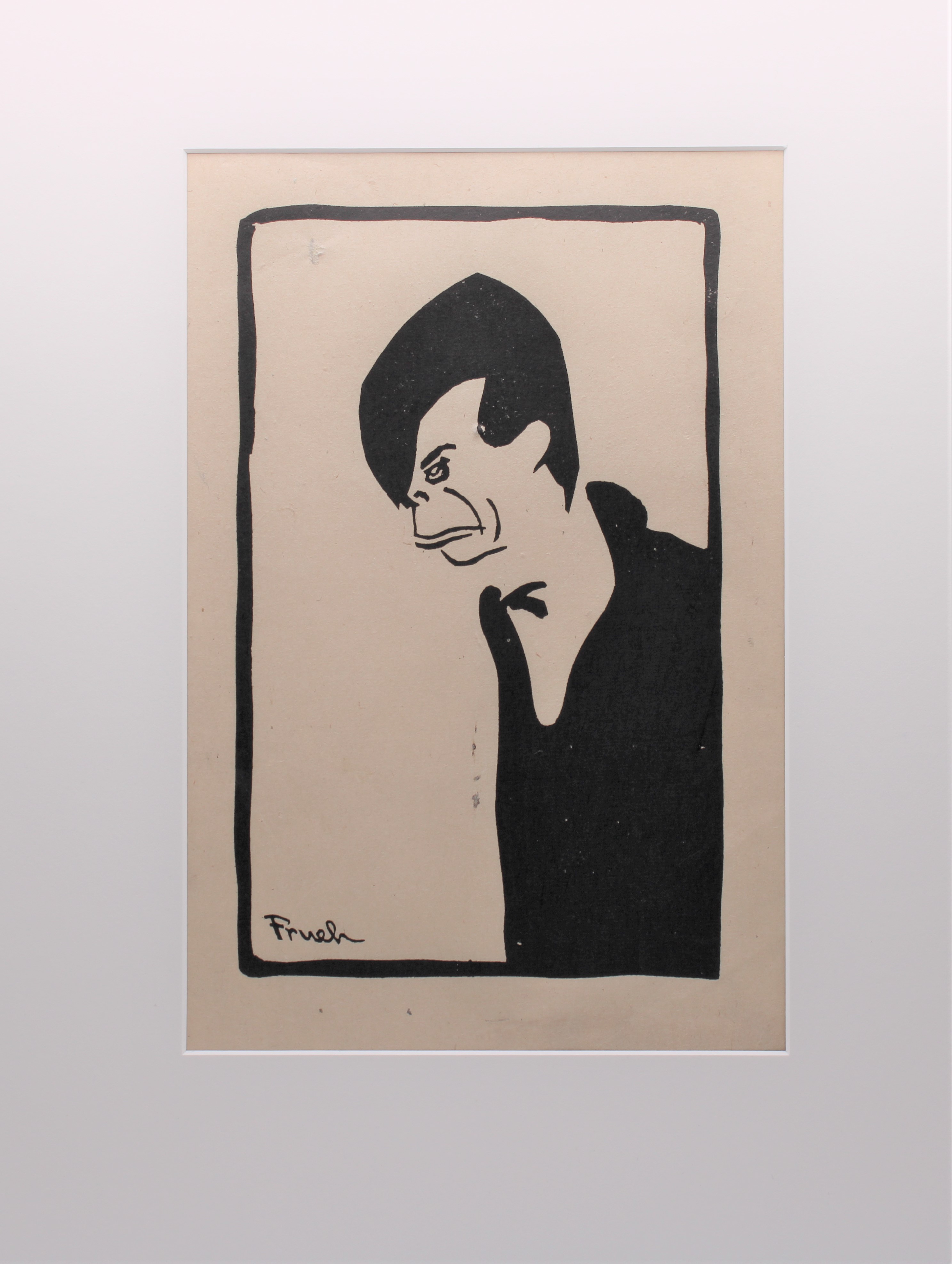 JACOB BEN AMI (Original Linocut from the Portfolio "Stage Folk") by ...