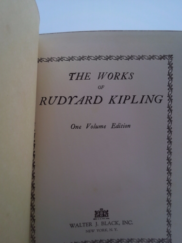 COLLECTED WORKS OF RUDYARD KIPLING, ONE VOLUME EDITION by Rudyard ...
