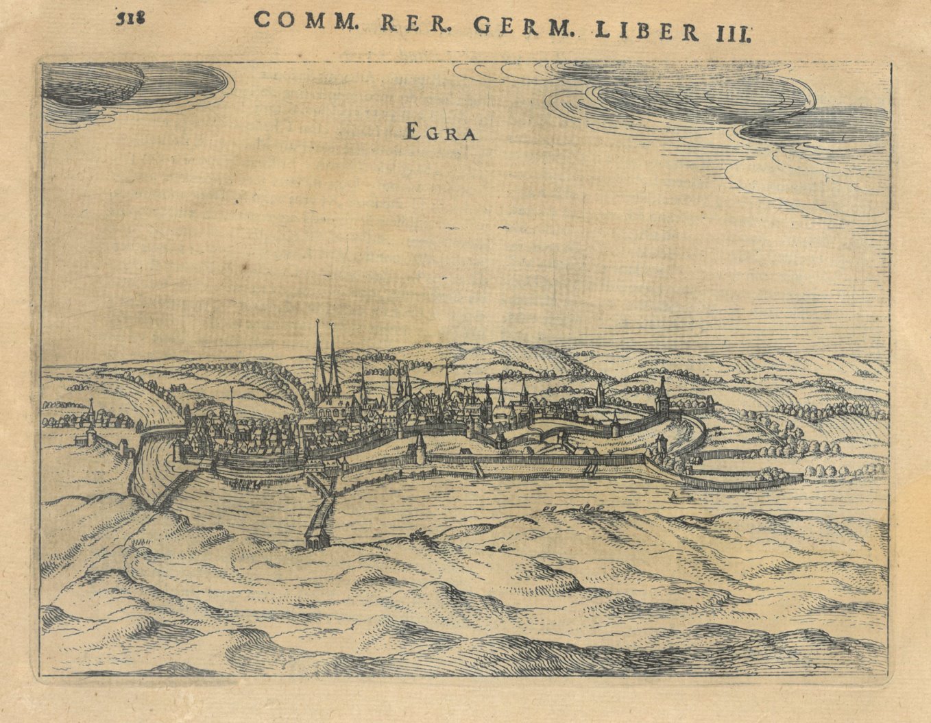 EGER. "Egra". Gesamtansicht.: Art / Print / Poster | Peter Bierl Buch ...