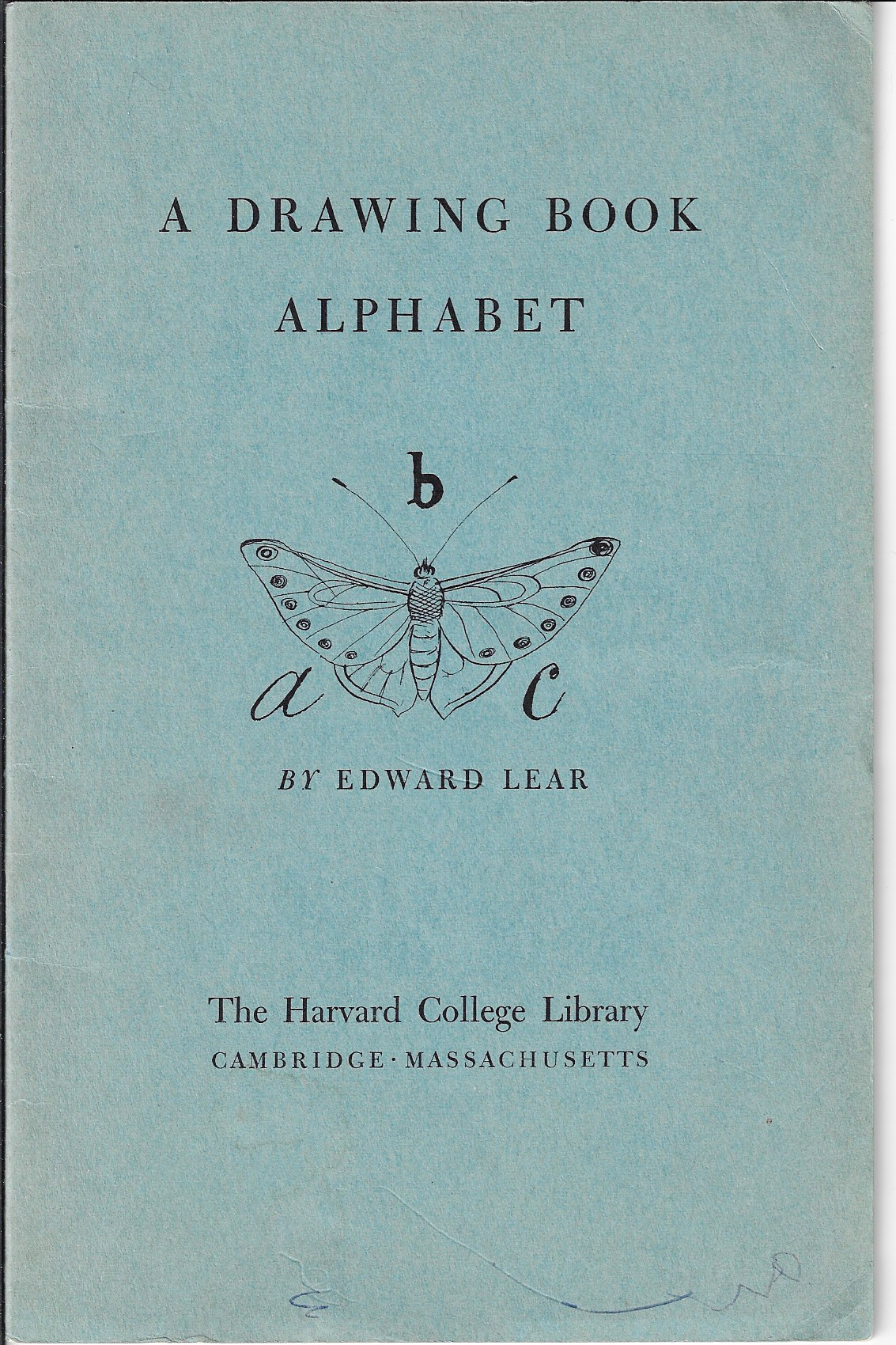 Drawing Book Alphabet by ABC. Lear, Edward: Very Good Pictorial Wraps ...