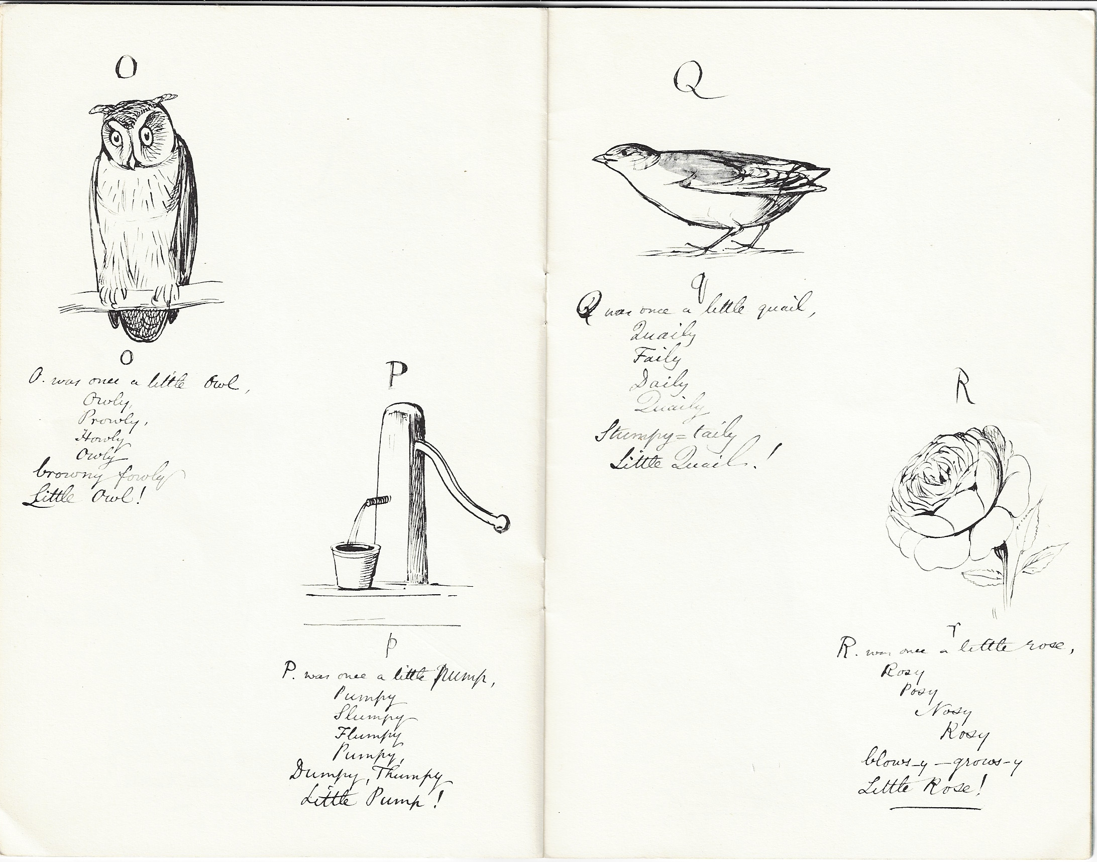 Drawing Book Alphabet by ABC. Lear, Edward: Very Good Pictorial Wraps ...