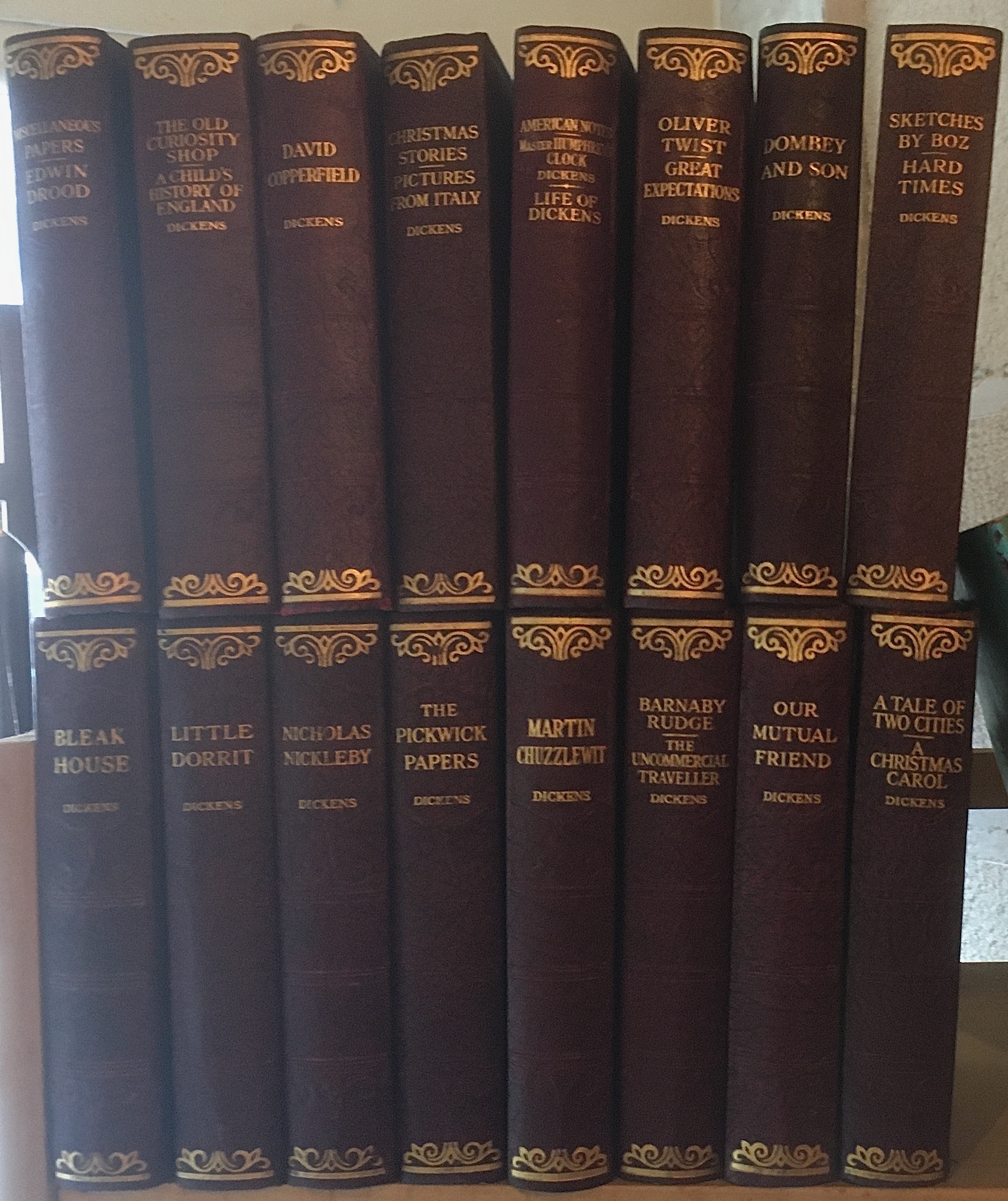 The Works of Charles Dickens in 16 volumes by Dickens, Charles: Very ...