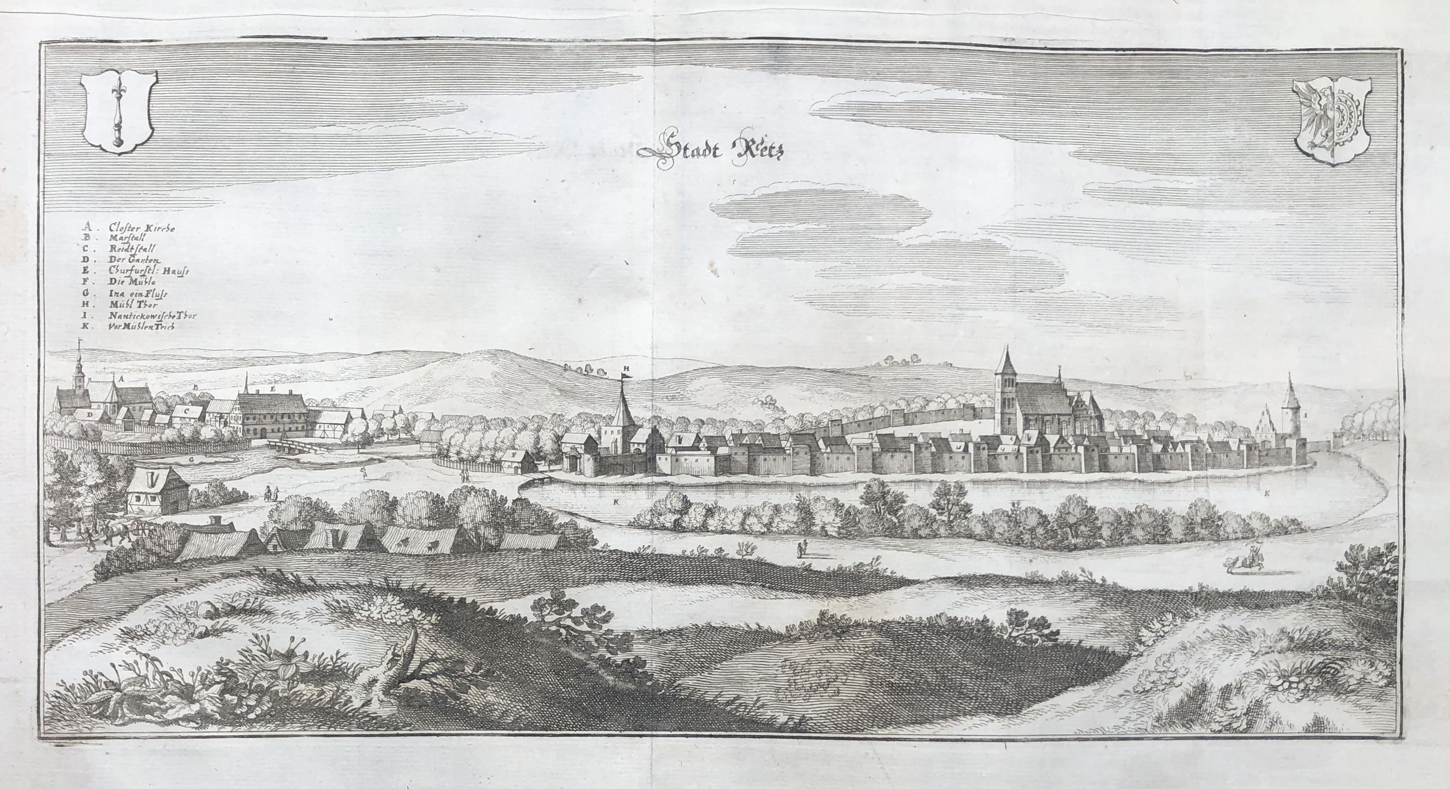 "Stadt Reetz." - Recz Reetz Choszczno Polska Poland Polen by Matthäus ...