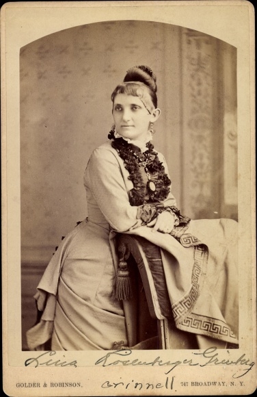 Kabinett Foto Lina Rosenberger Grünberg, Portrait - Fotograf Golder und ...