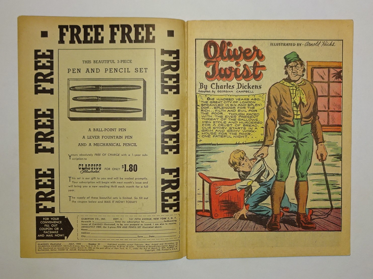 Oliver Twist & David Copperfield - Classics Illustrated by Charles ...