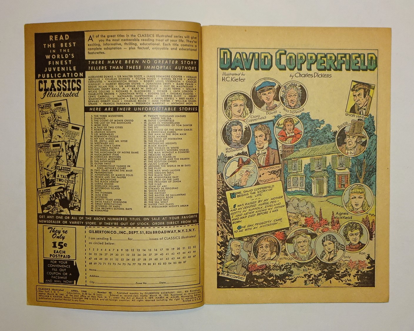 Oliver Twist & David Copperfield - Classics Illustrated by Charles ...