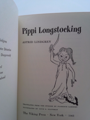 Pippi Longstocking, 1950 by astrid lindgren: Good Hardcover First ...