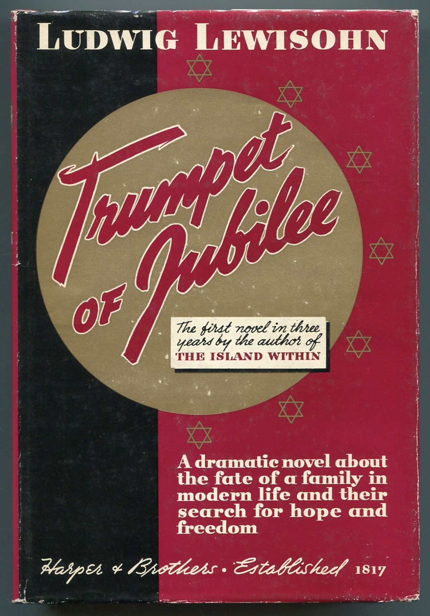 Trumpet of Jubilee by LEWISOHN, Ludwig: Fine Hardcover (1937) | Between ...