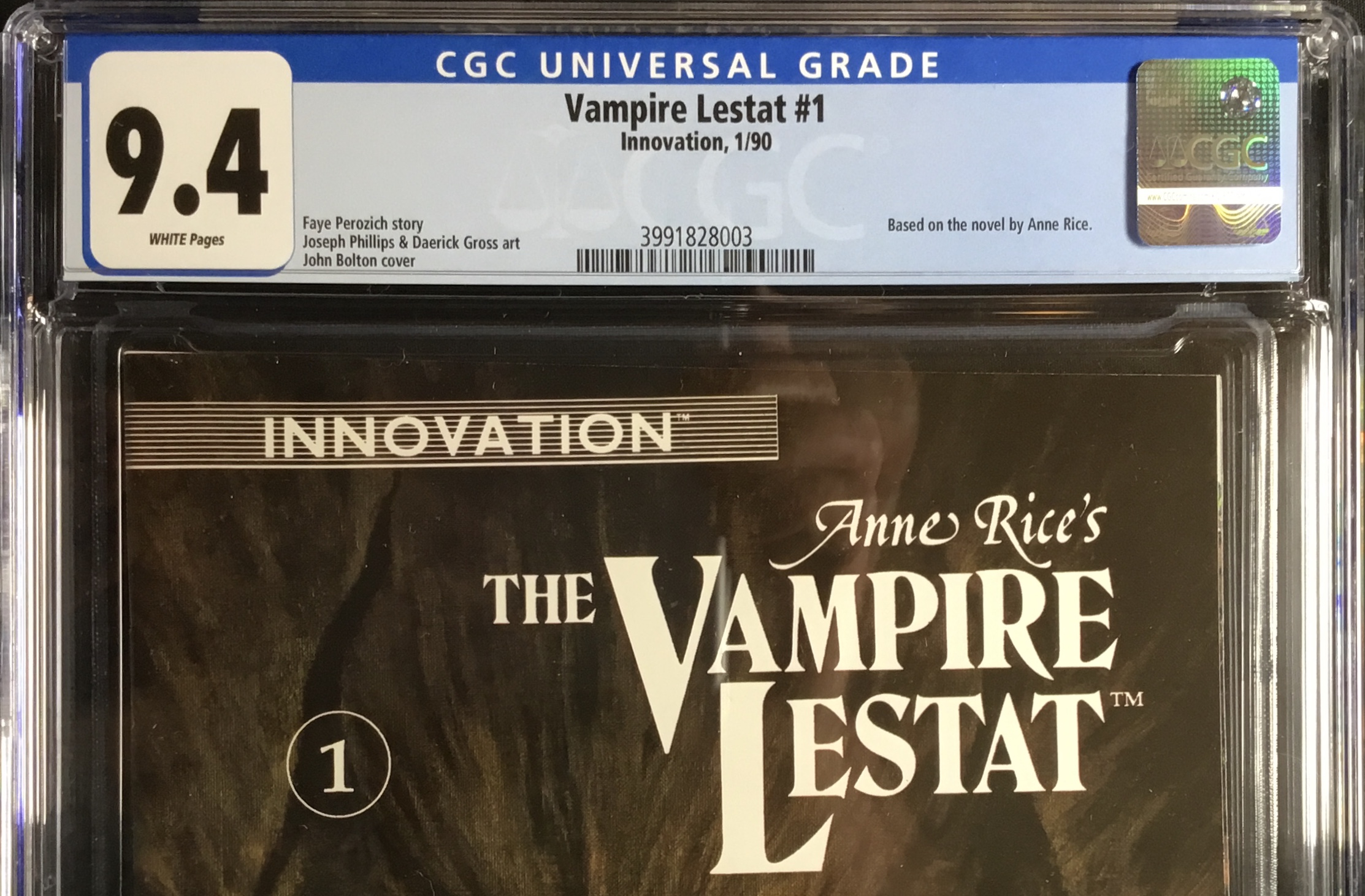 Anne Rice's The VAMPIRE LESTAT No. 1 (January 1990 - Newsstand Editon ...