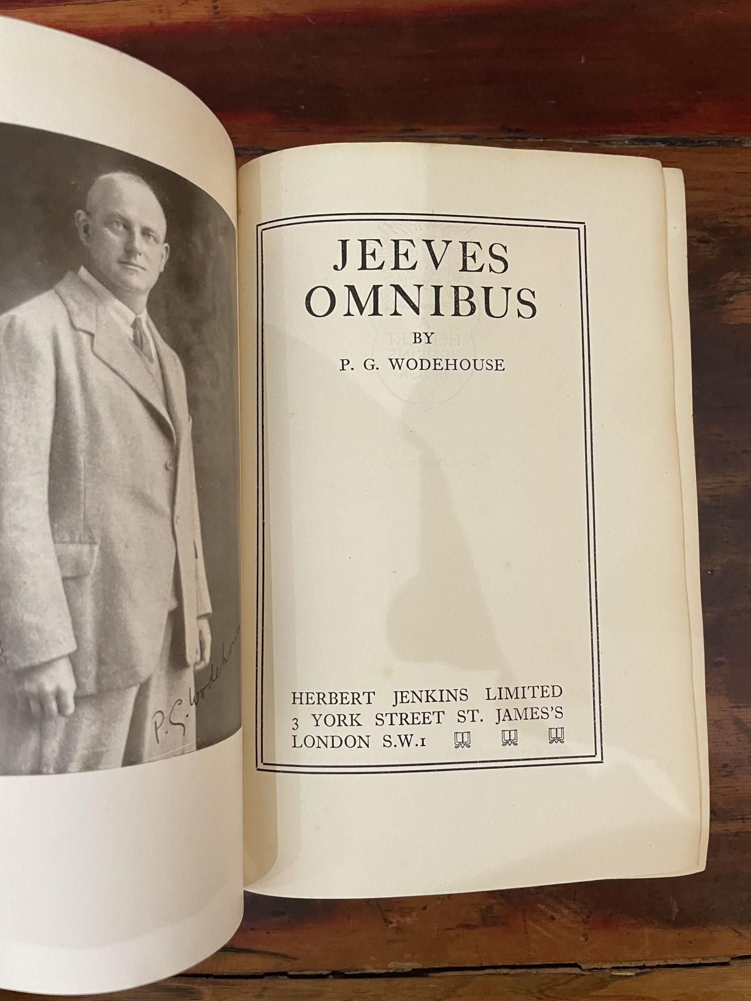 Jeeves Omnibus by P. G. Wodehouse: Good (1931) 1st Edition. | John and ...