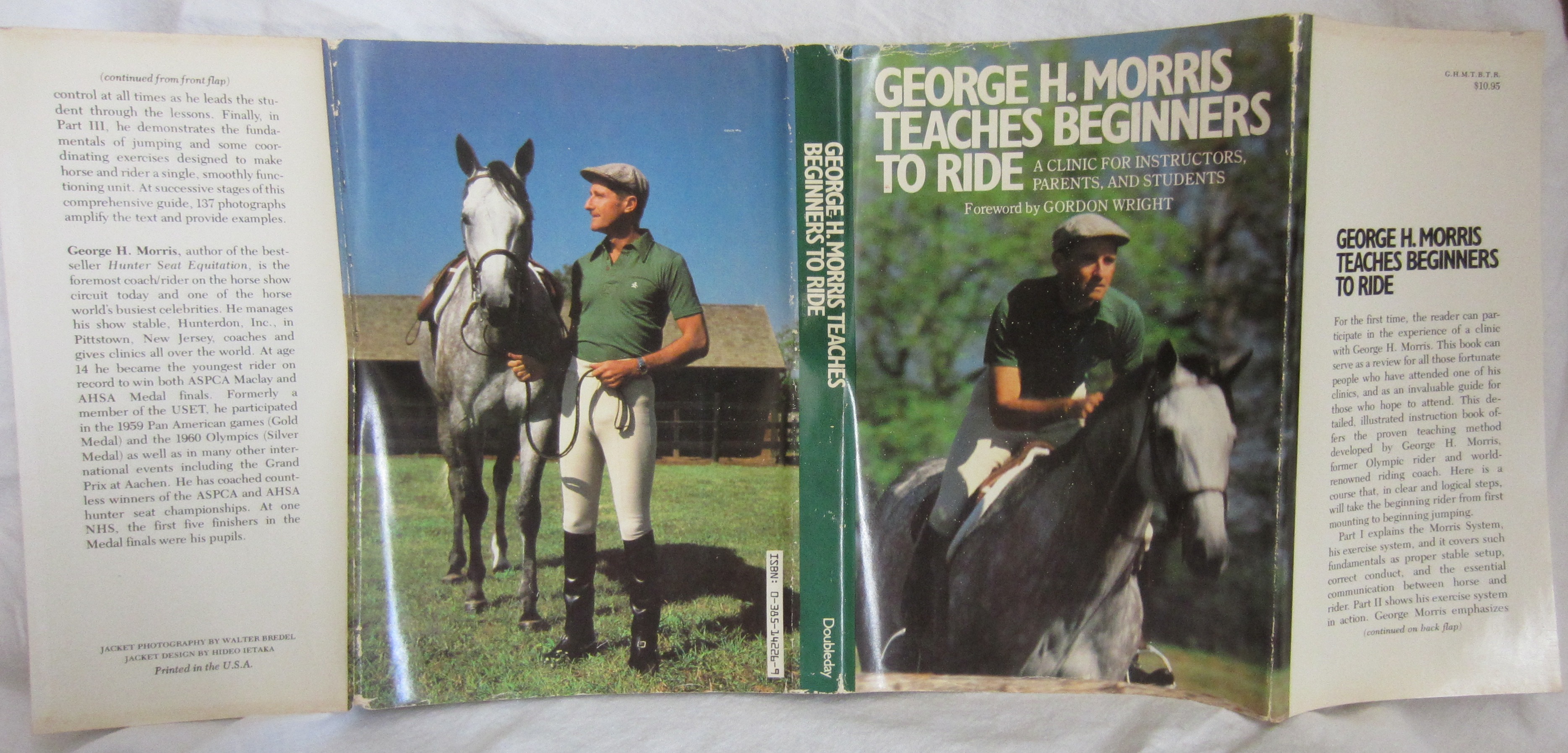 George H. Morris TEACHES BEGINNERS to RIDE, 1st Ed HC w/DJ by Morris ...