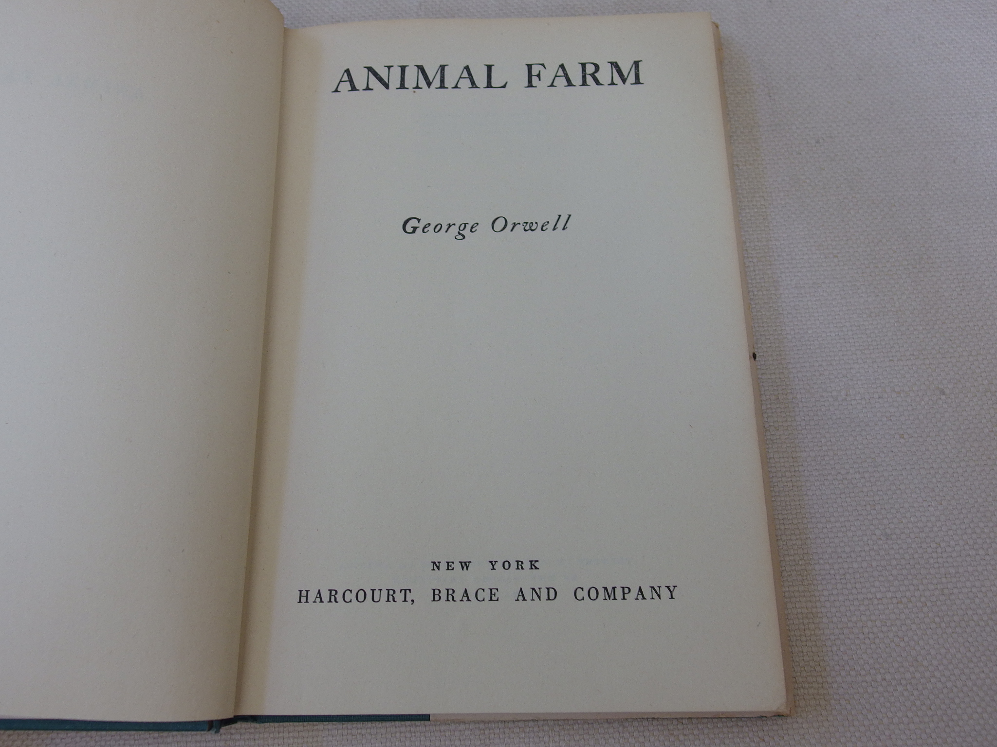Animal Farm by Geroge Orwell: Very Good Hardcover (1946) Book Club ...