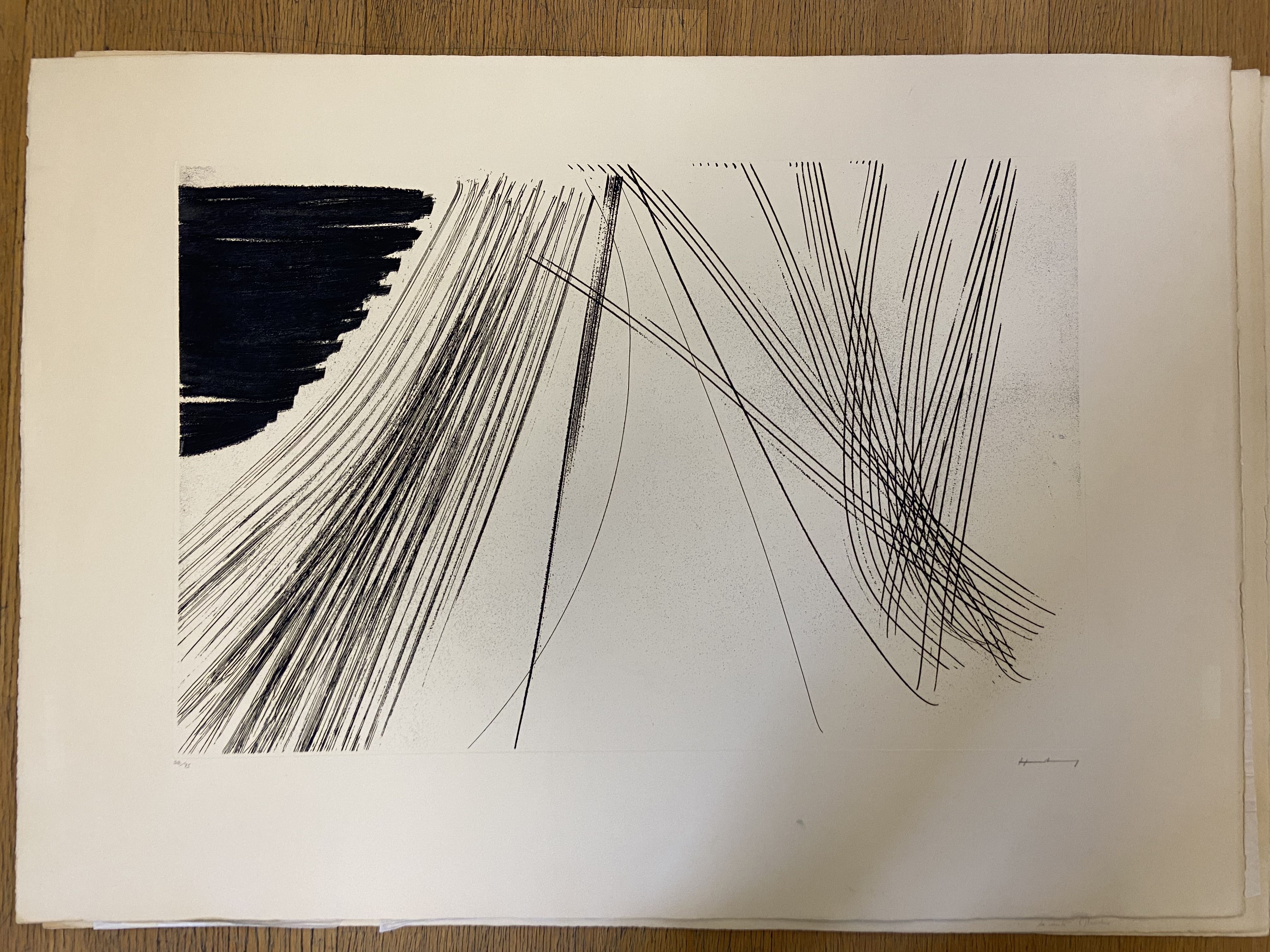HANS HARTUNG: "Las stampas de la cometa", O von Hans Hartung: (1971 ...