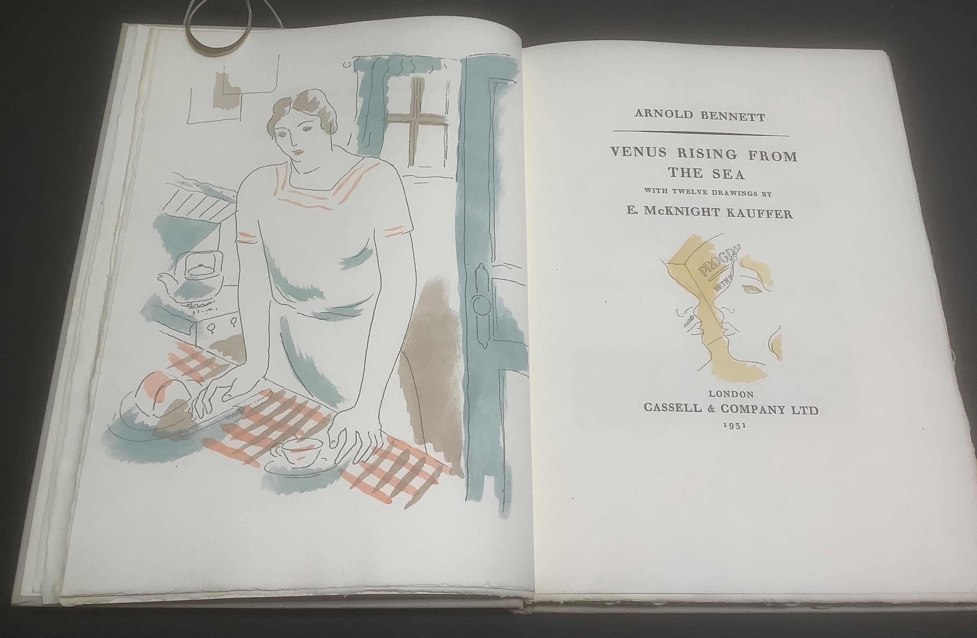VENUS RISING FROM THE SEA: With Twelve Drawings by E. McKnight Kauffer ...