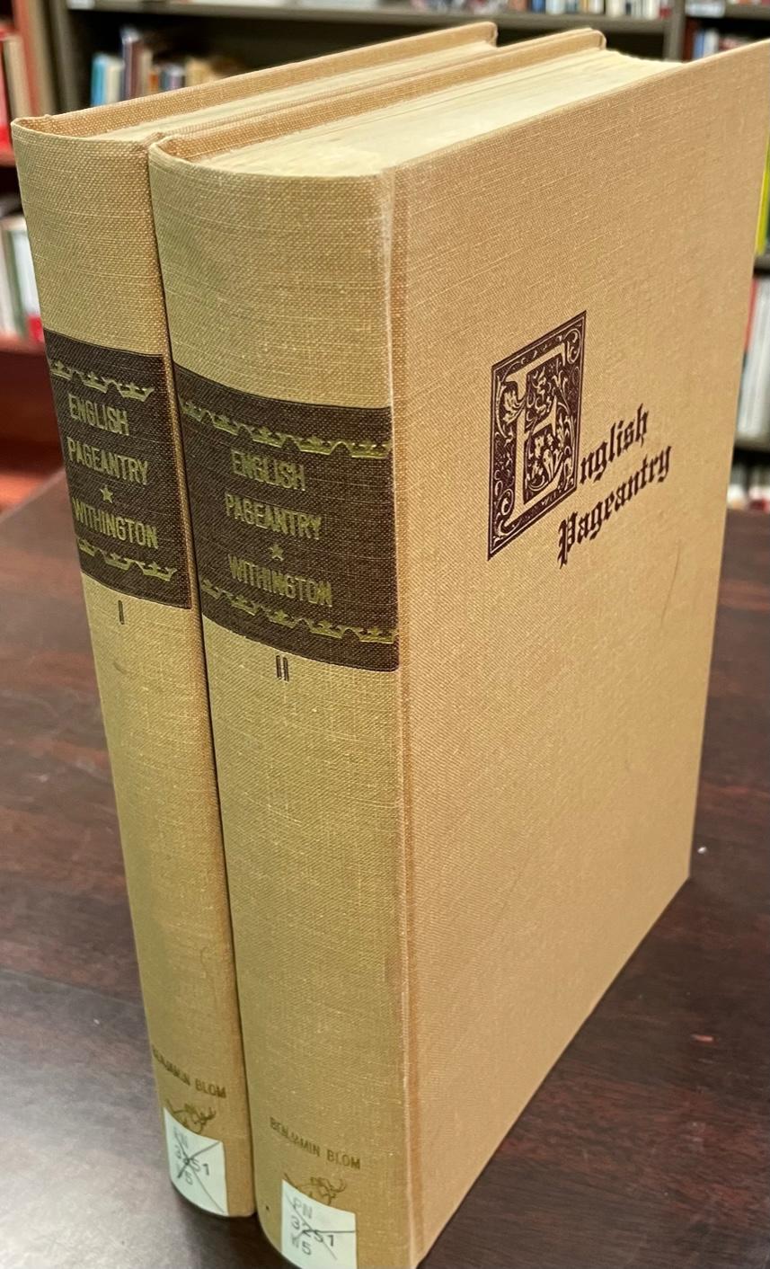 English Pageantry: An Historical Outline - 2 Volume Set, Complete by ...