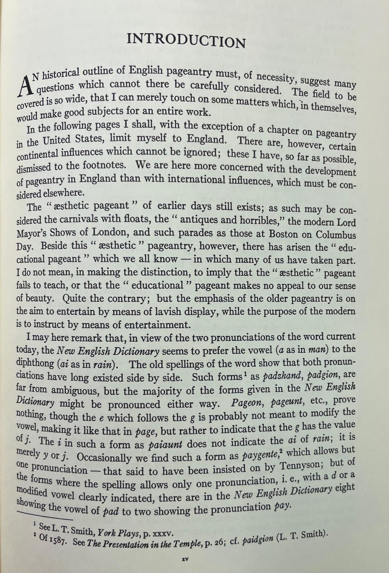 English Pageantry: An Historical Outline - 2 Volume Set, Complete by ...