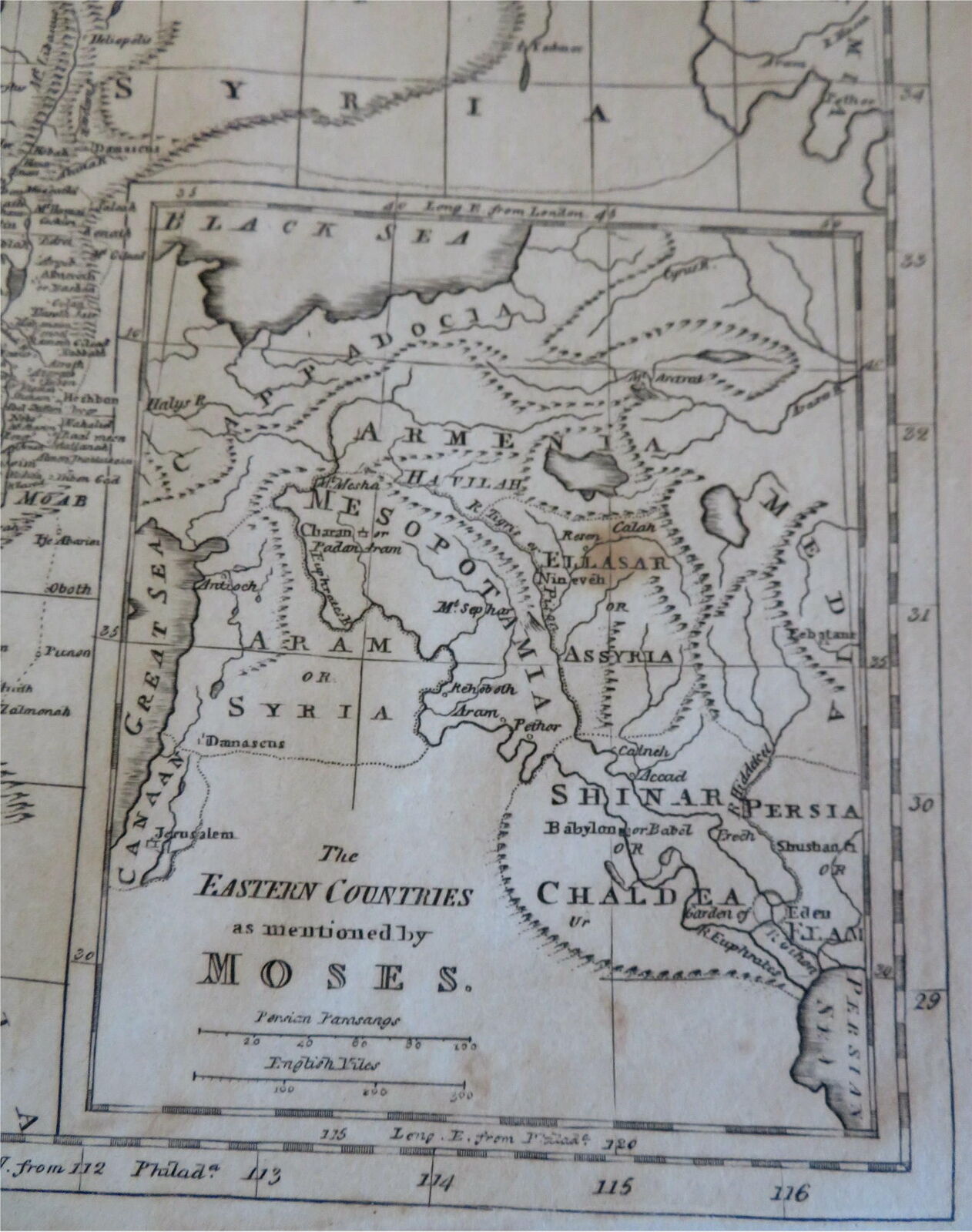 World of the Bible Holy Land Egypt Chaldea Sinai Desert c. 1815 ...