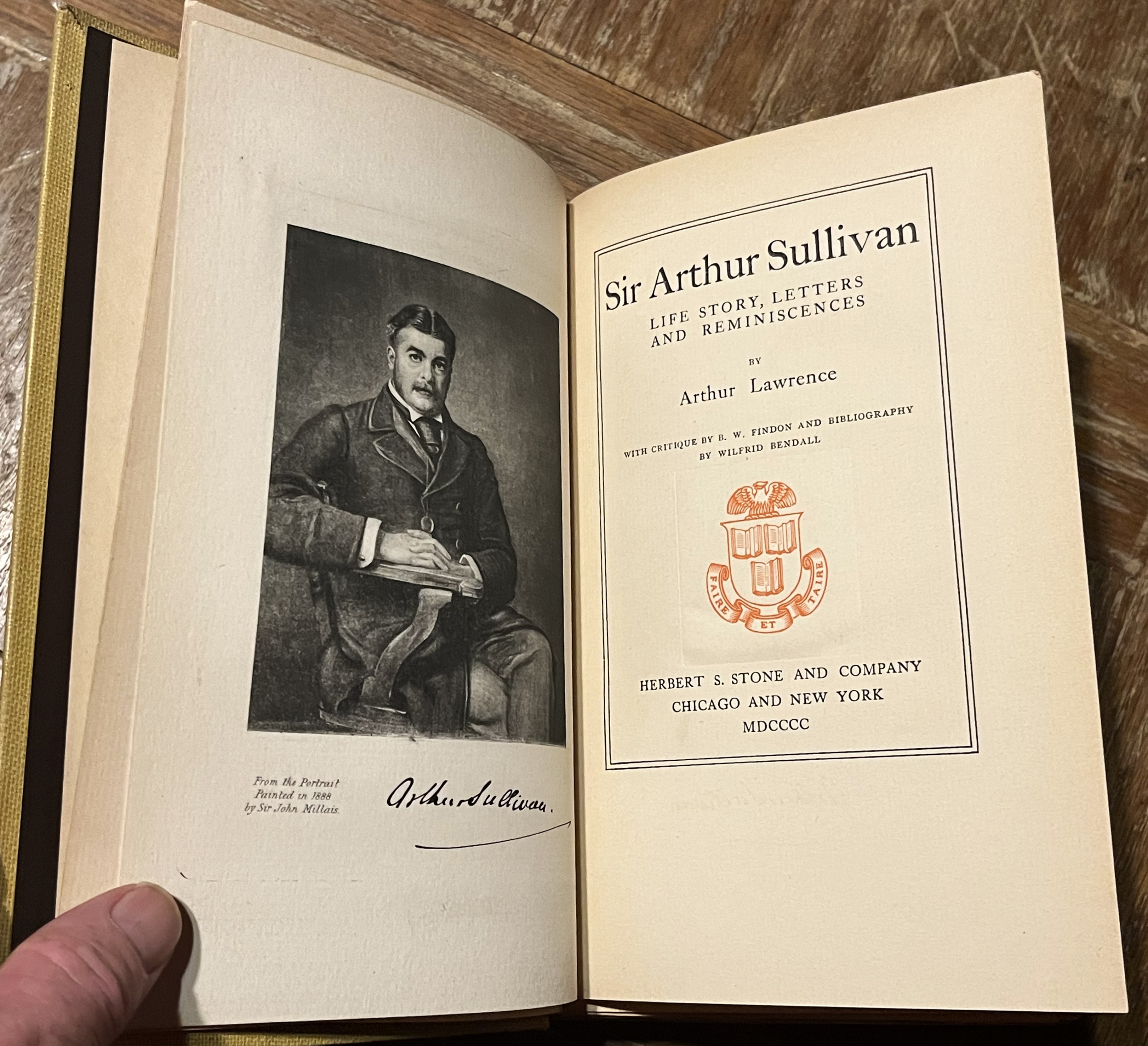 Sir Arthur Sullivan; Life Story, Letters, and Reminiscences by Lawrence ...