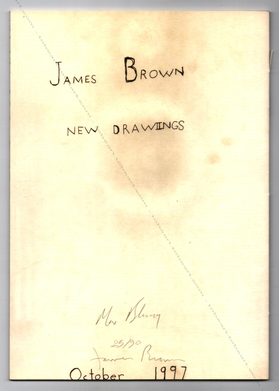 New Poems - New Drawings. (James BROWN). by [James BROWN] - Max Blagg ...
