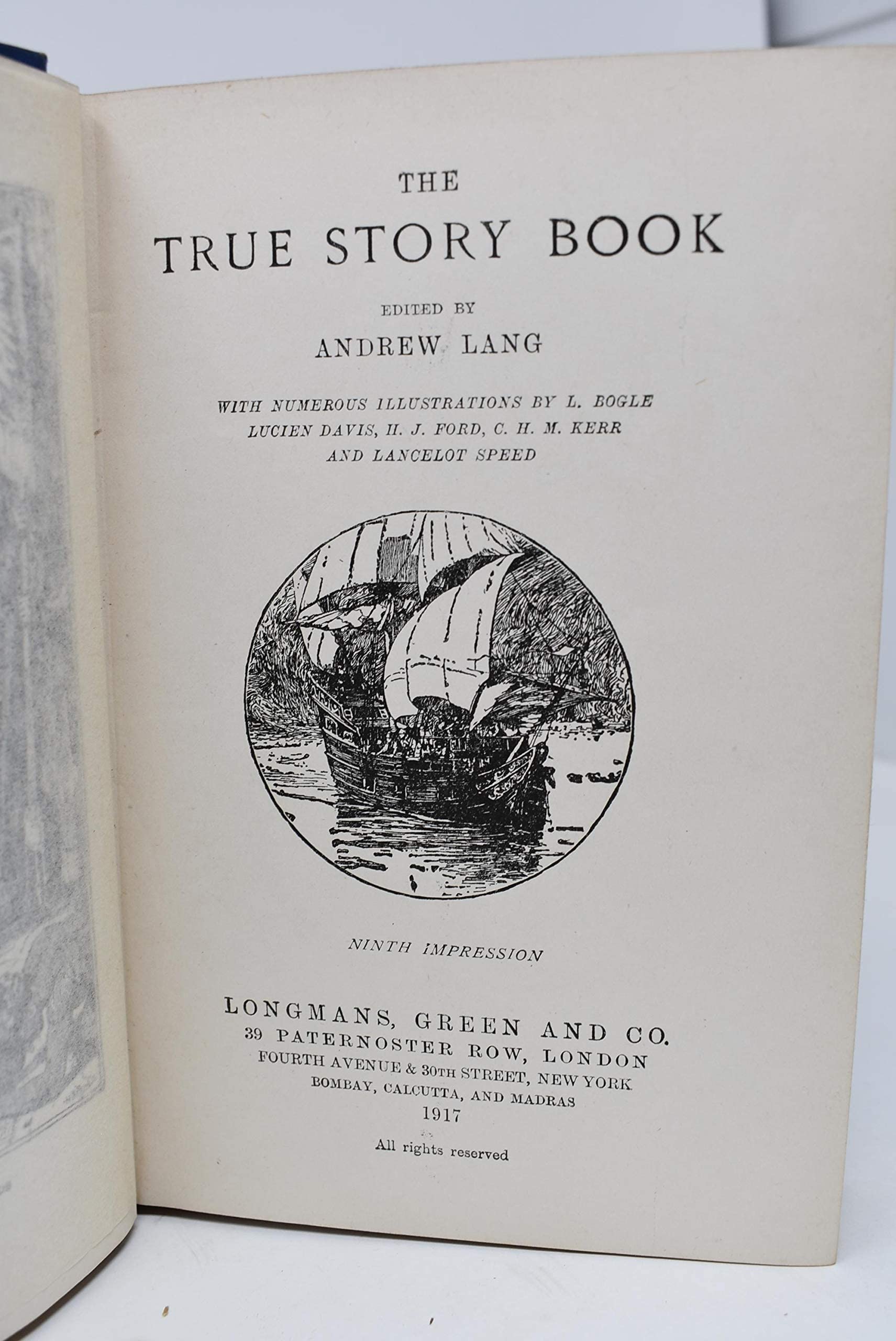 The True Story Book by Andrew Lang: Good Hardcover (1917) | Alder ...