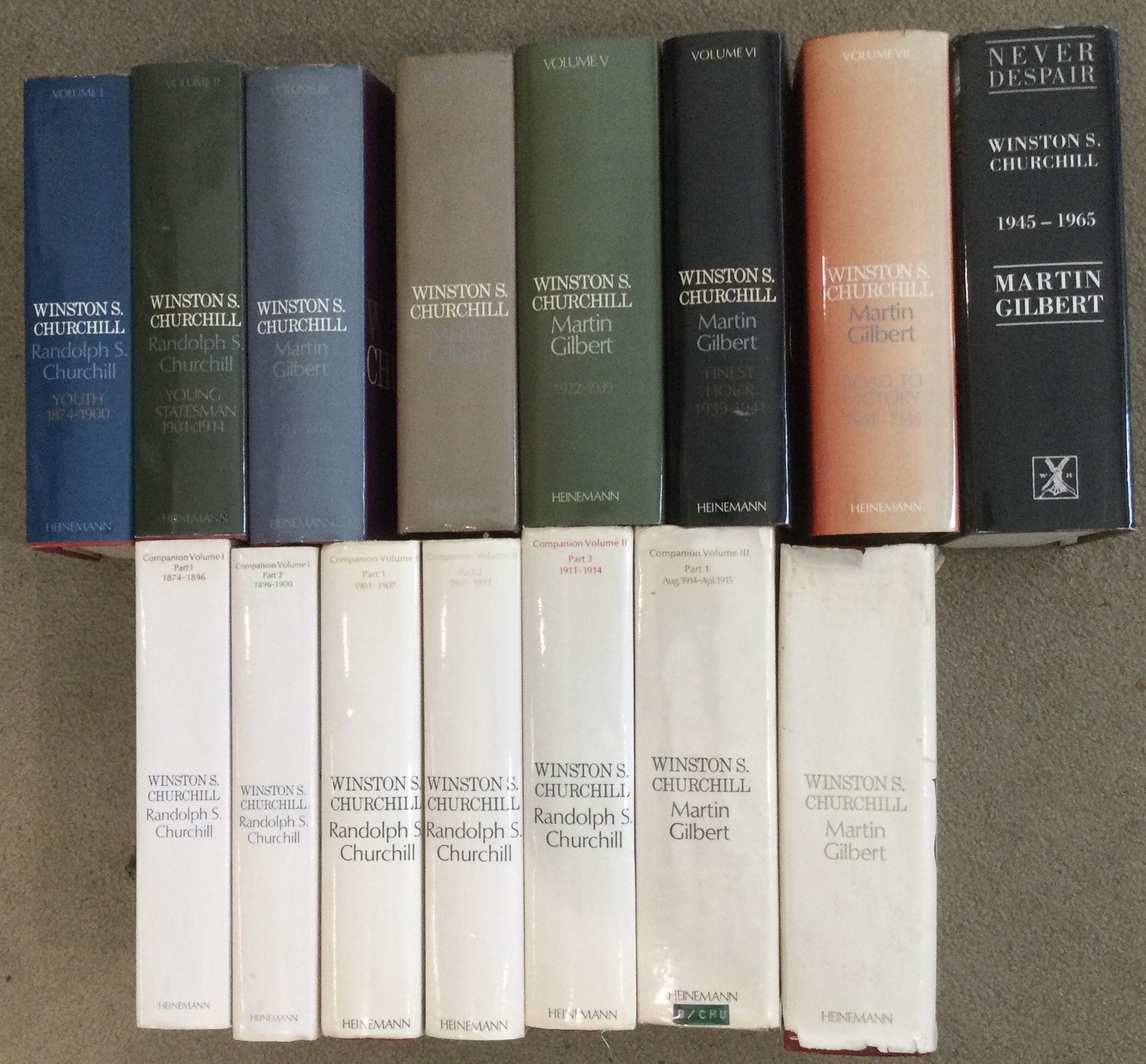 Winston S. Churchill by Martin Gilbert and Randolph Churchill: Very ...