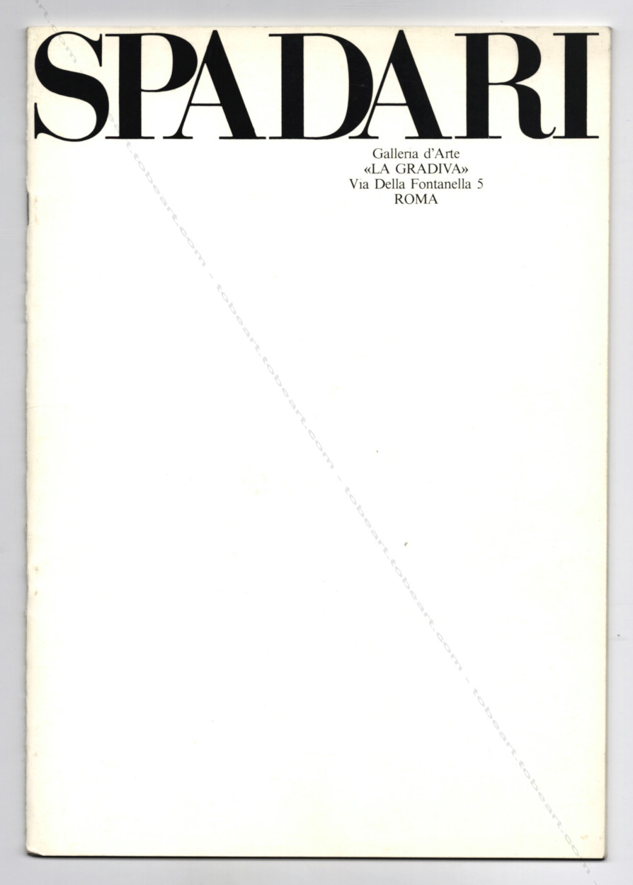 Giangiacomo SPADARI. de [Giangiacomo SPADARI].: Très bon Couverture ...