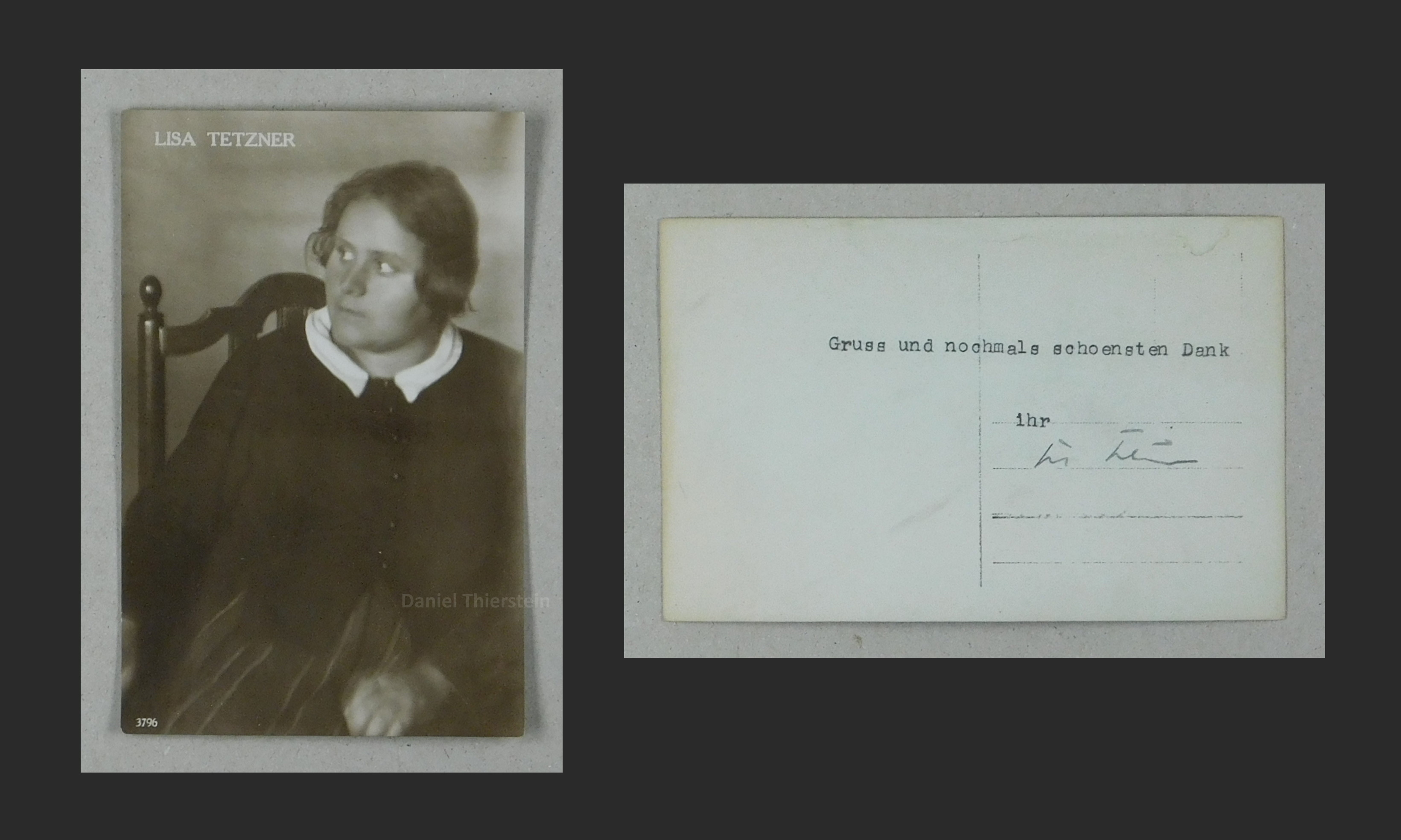 Porträtfotografie im Postkartenformat. by Tetzner, Lisa.: (1928 ...