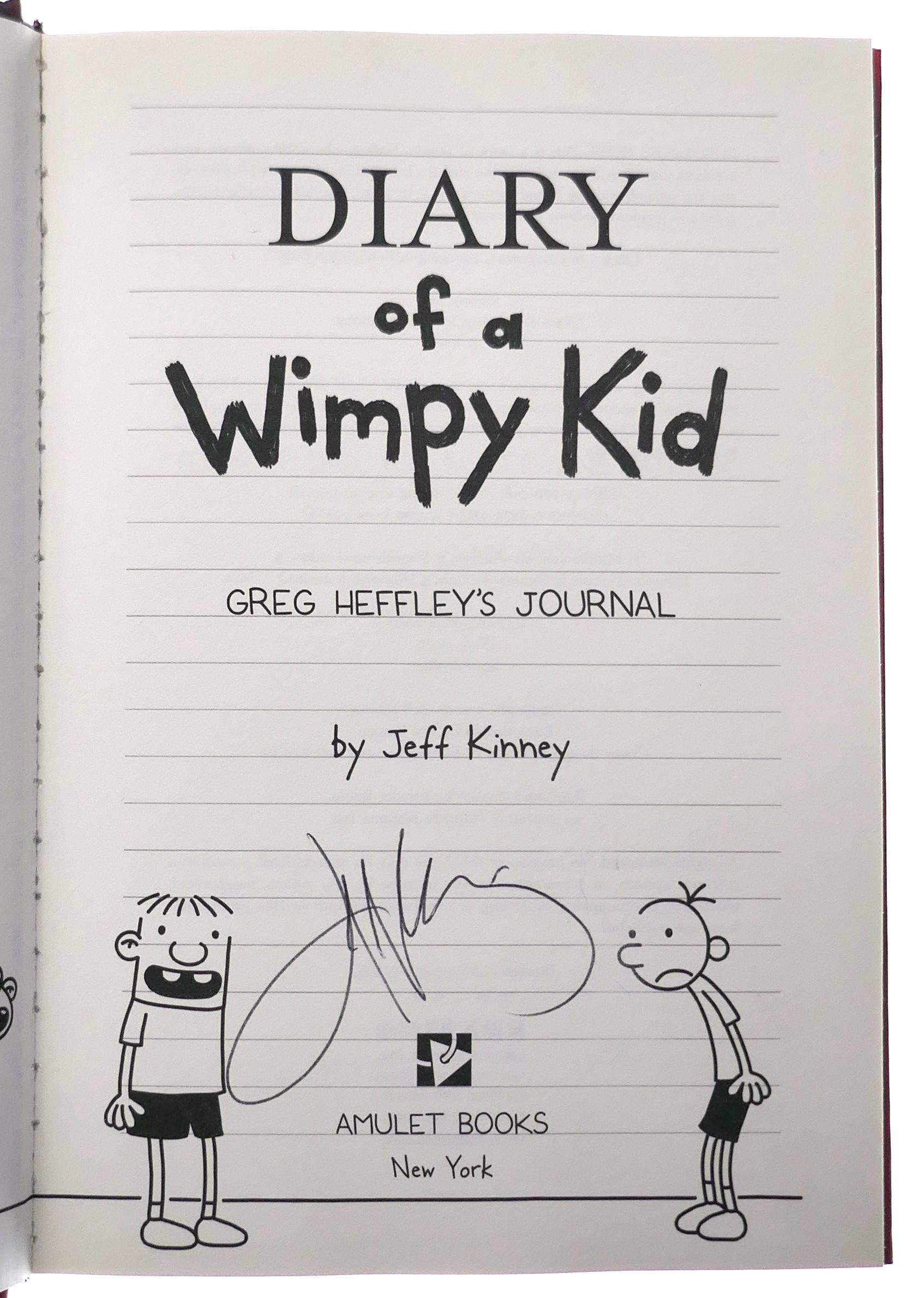 Diary of a Wimpy Kid: A Novel in Cartoons by Kinney, Jeff: Very Good ...