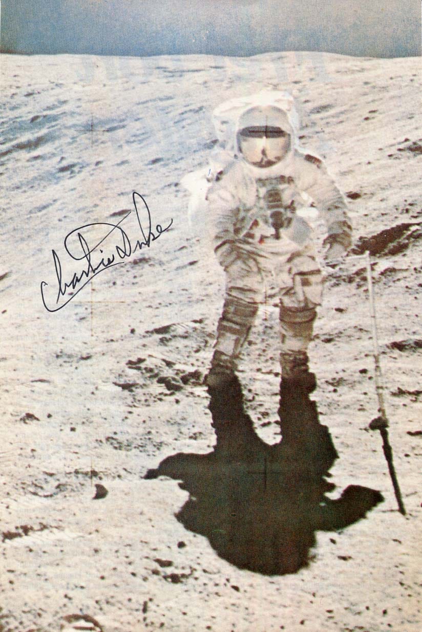 Charlie Duke Astronaut Autographs
