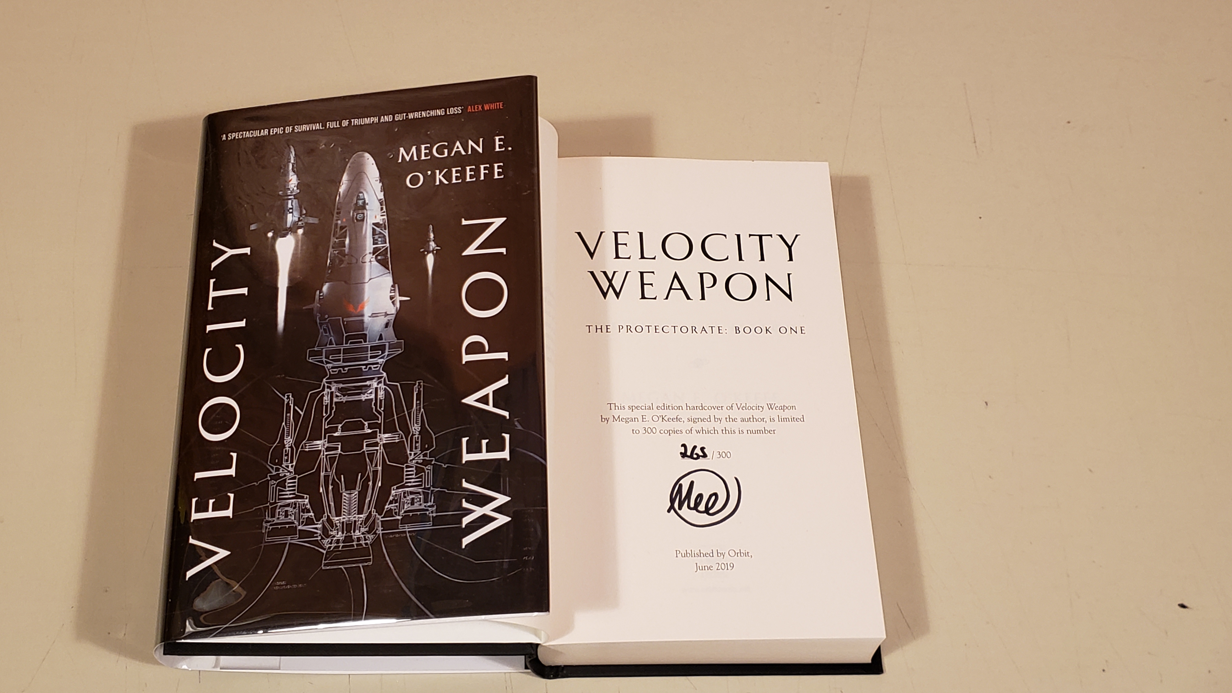 Velocity Weapon (The Protectorate): Signed Limited by O'keefe, Megan E ...