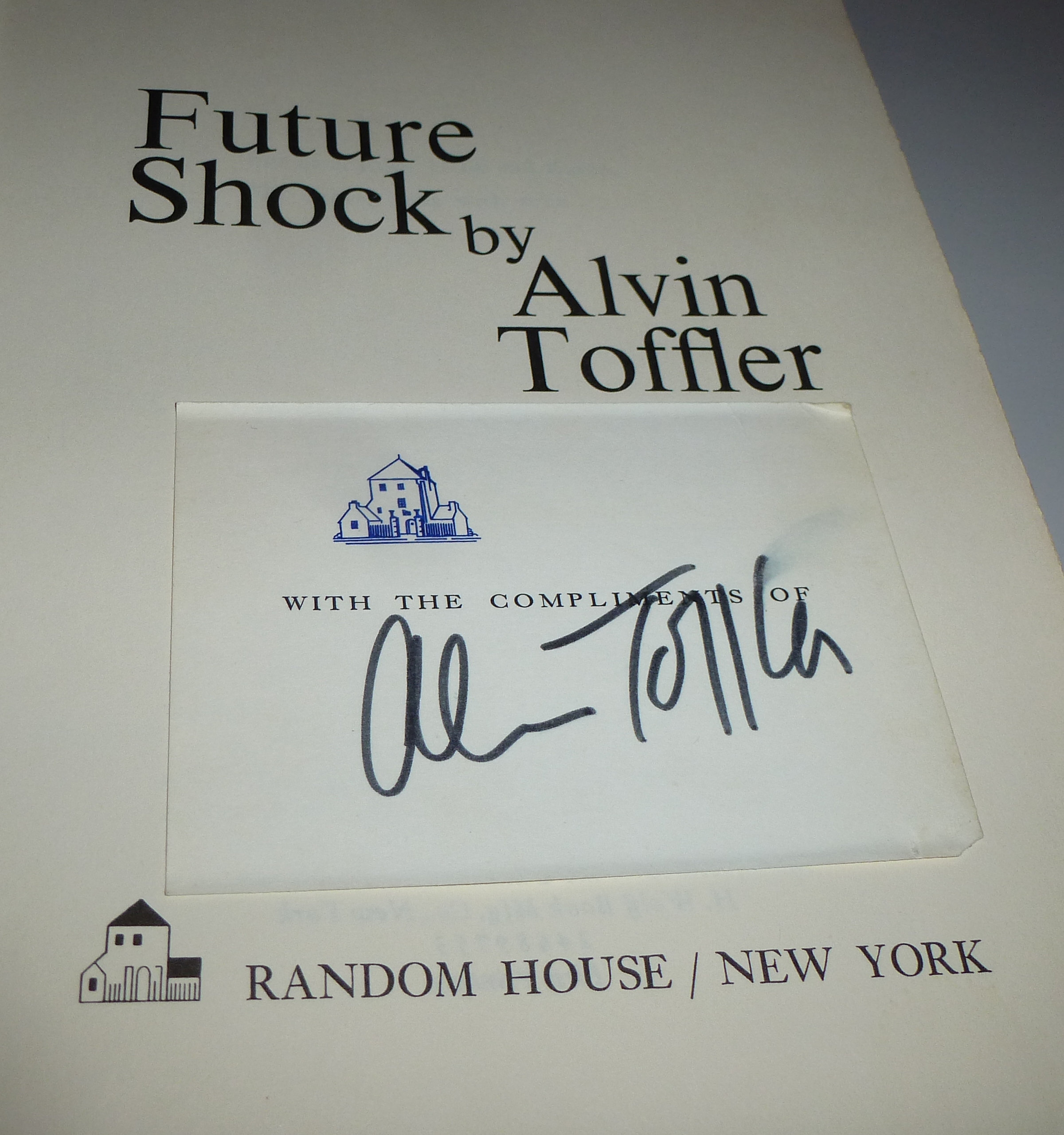 Future Shock by Toffler, Alvin., Farrell, Adelaide.: Near fine ...