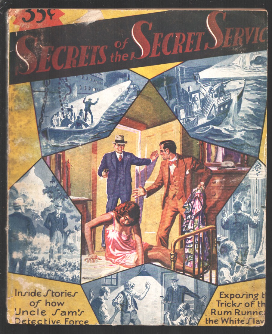 Secrets Of The Secret Service #1 1930-1st & only issue-Inside story of ...