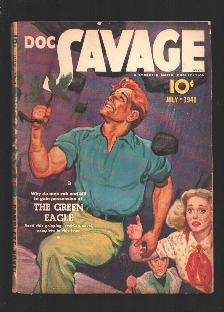 Doc Savage 7/1941-"The Green Eagle" by Kenneth Robeson-Emery Clarke ...
