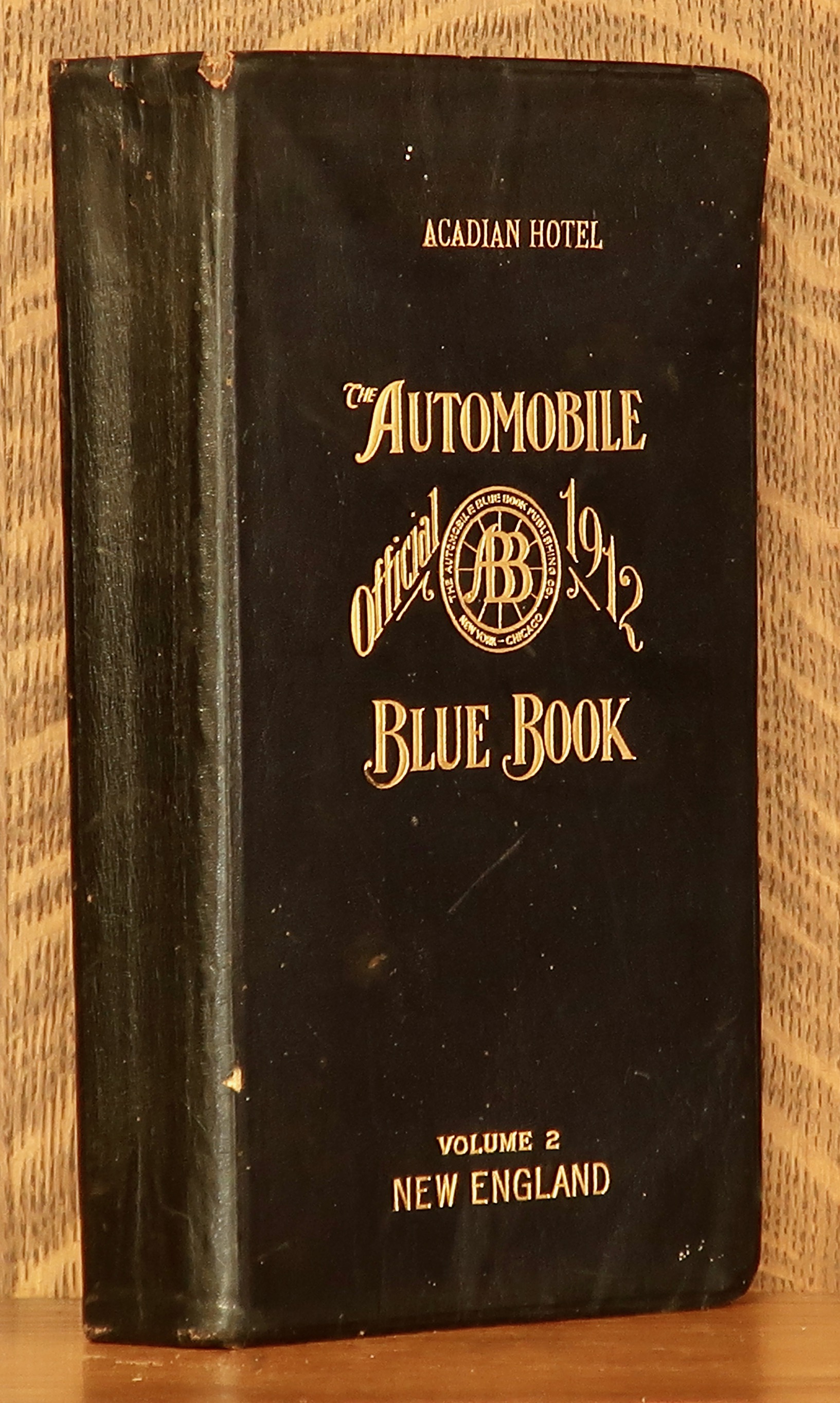 AUTOMOBILE BLUE BOOK OFFICIAL 1912, VOL. 2 - NEW ENGLAND AND EASTERN ...