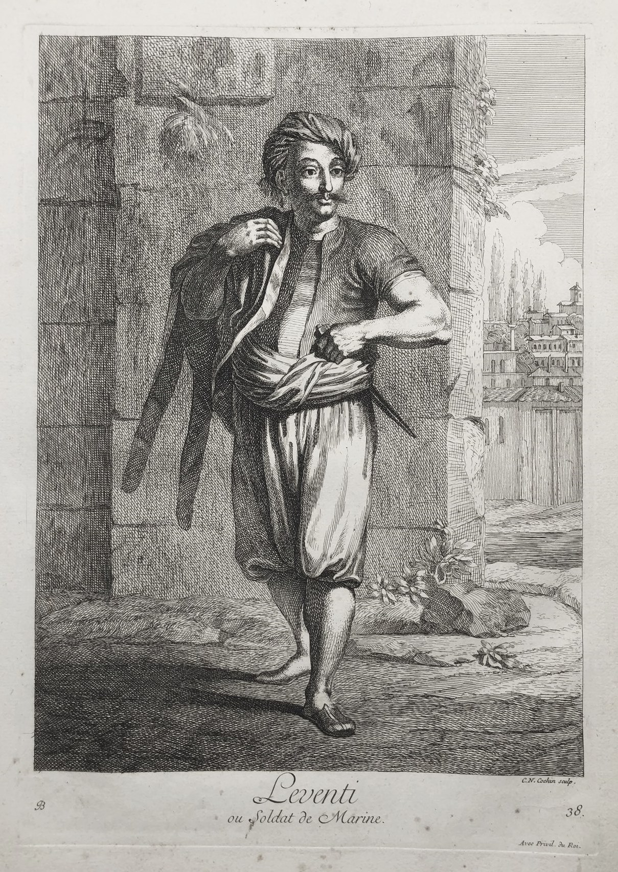 "Leventi, ou Soldat de Marine" - Ottoman Empire navy sailor Marine ...