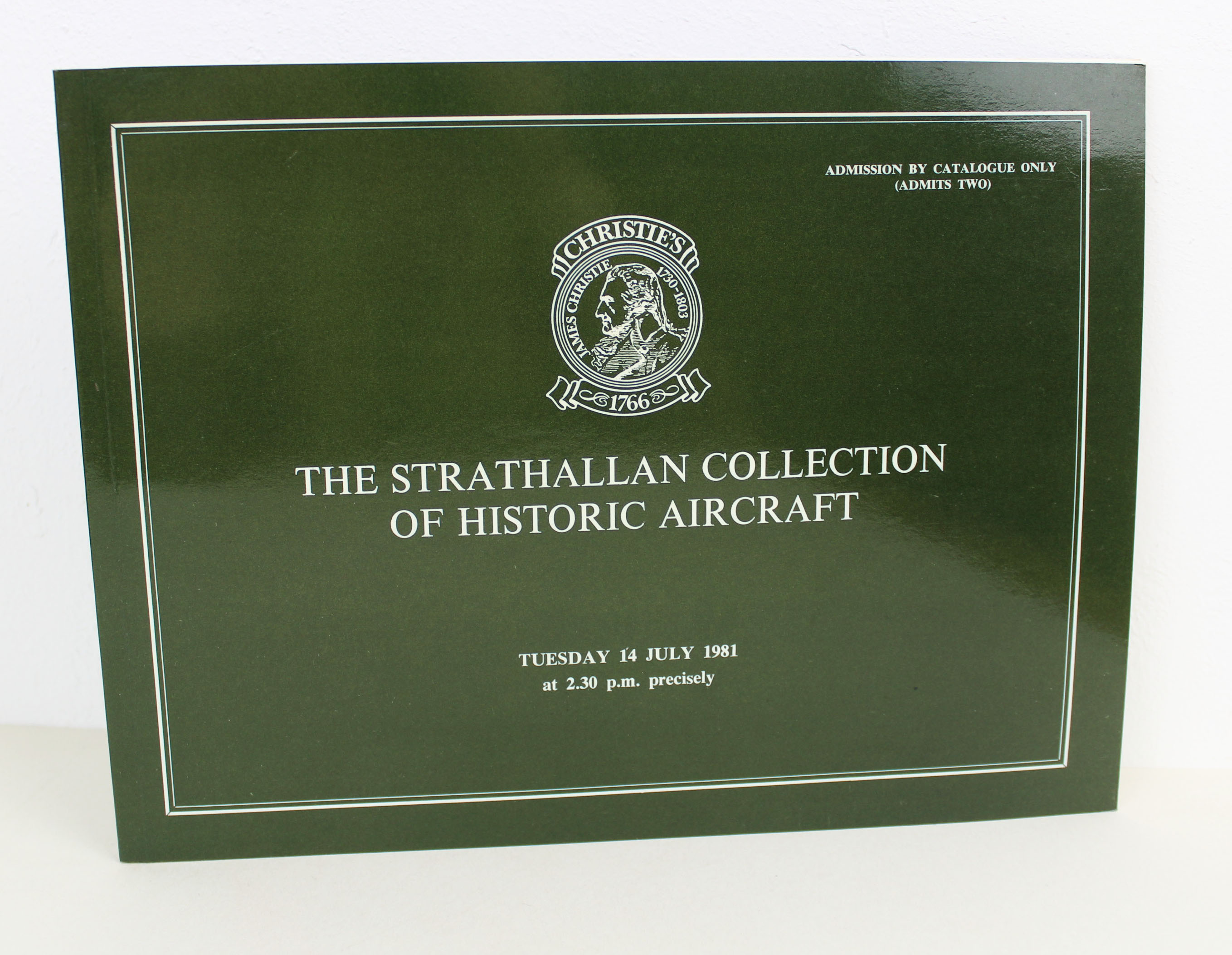 Christies The Strathallan Collection of Historic Aircraft July 14 1981 ...