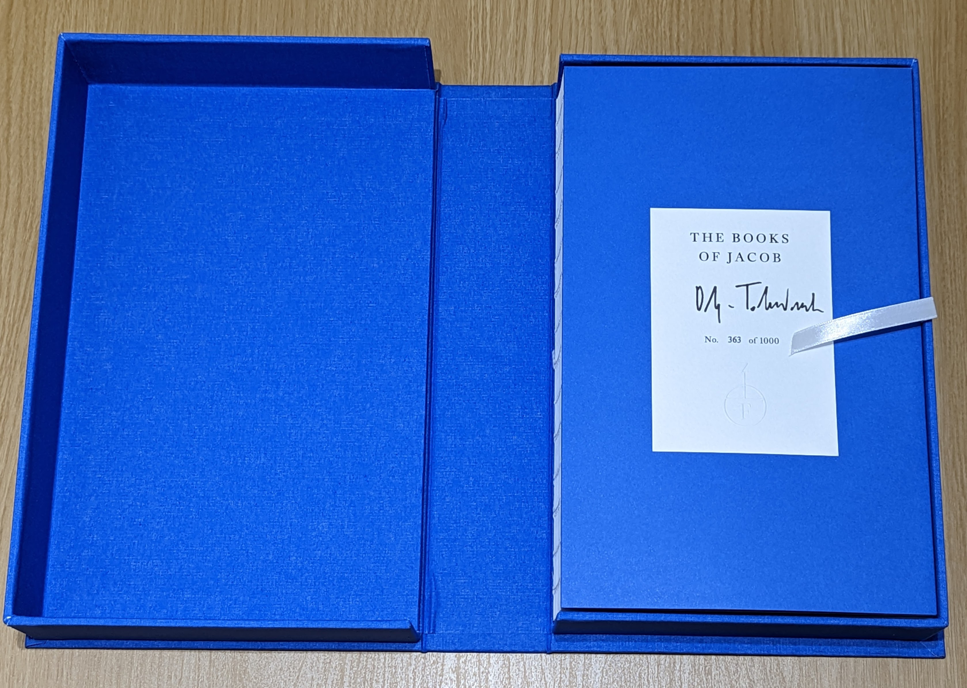 The Books of Jacob (Signed Limited Collector's Edition) by Tokarczuk ...