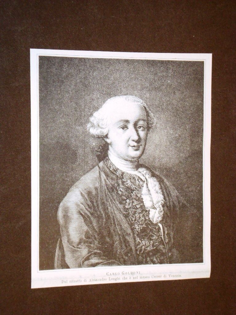 Carlo Goldoni Ritratto di Alessandro Longhi Museo Correr di Venezia nel ...