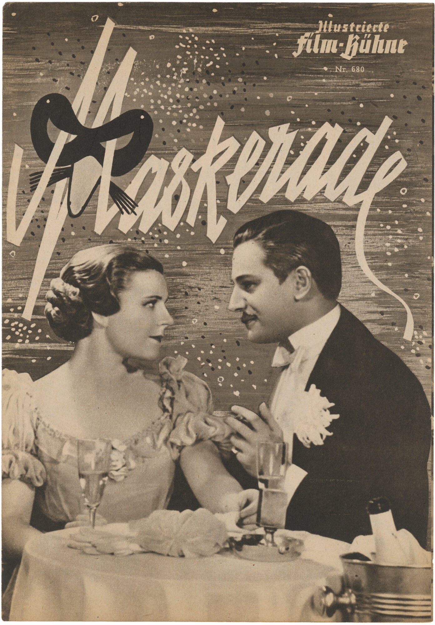 Maskerade (Original program for the 1934 Austrian film) by Willi Forst ...