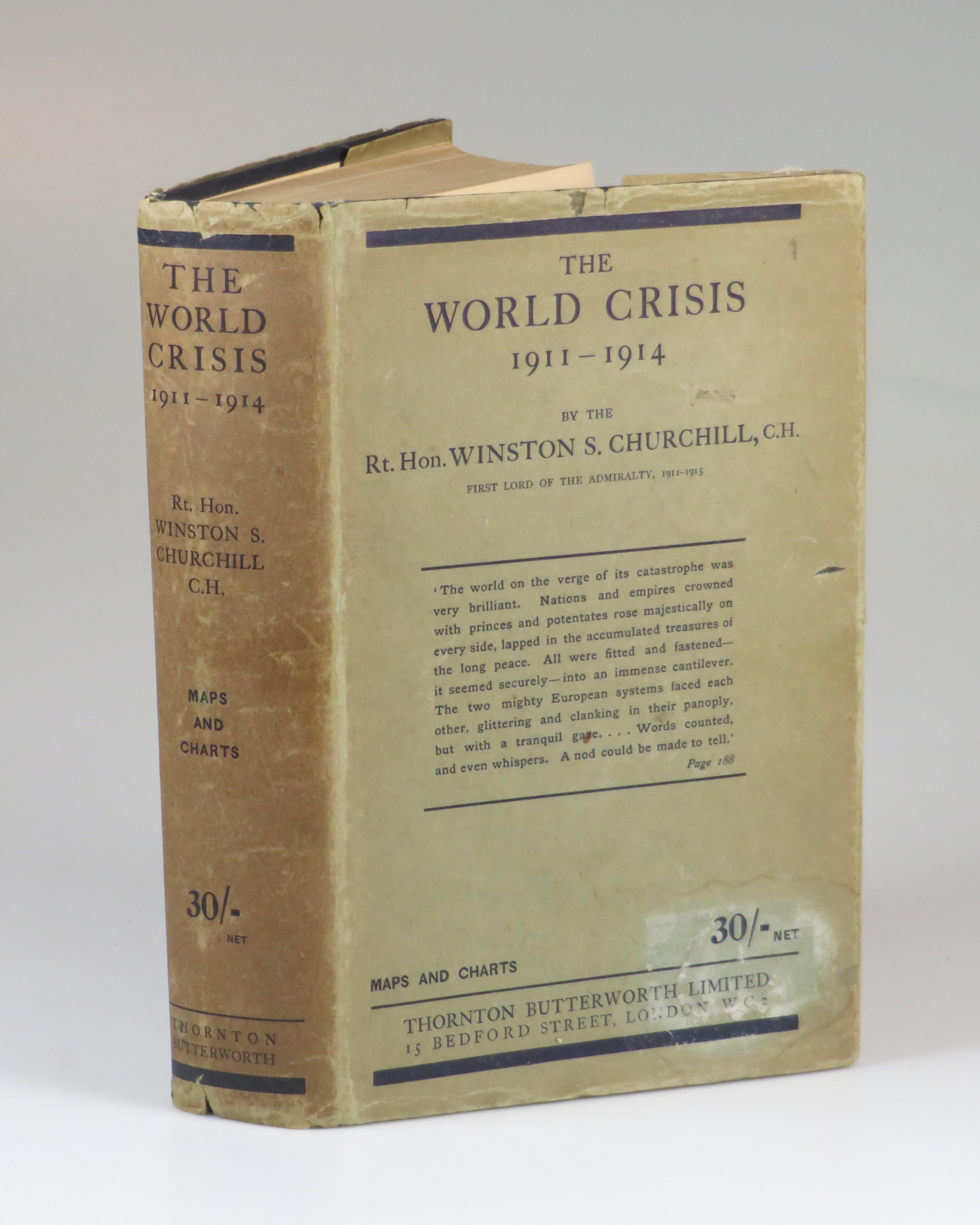 The World Crisis, full set of six British first edition, first ...