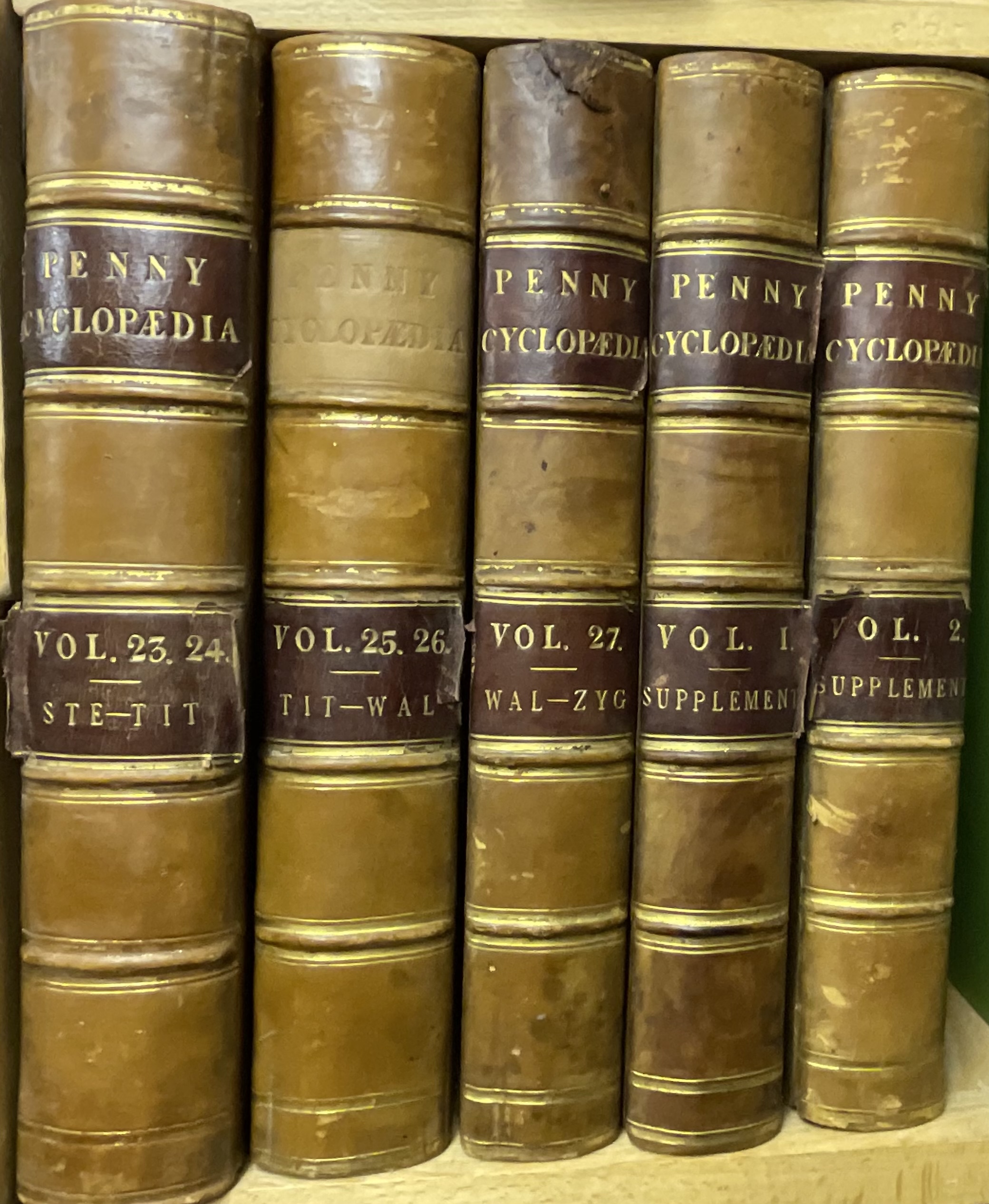THE PENNY CYCLOPAEDIA OF THE SOCIETY OF USEFUL KNOWLEDGE FULL SET 29 ...