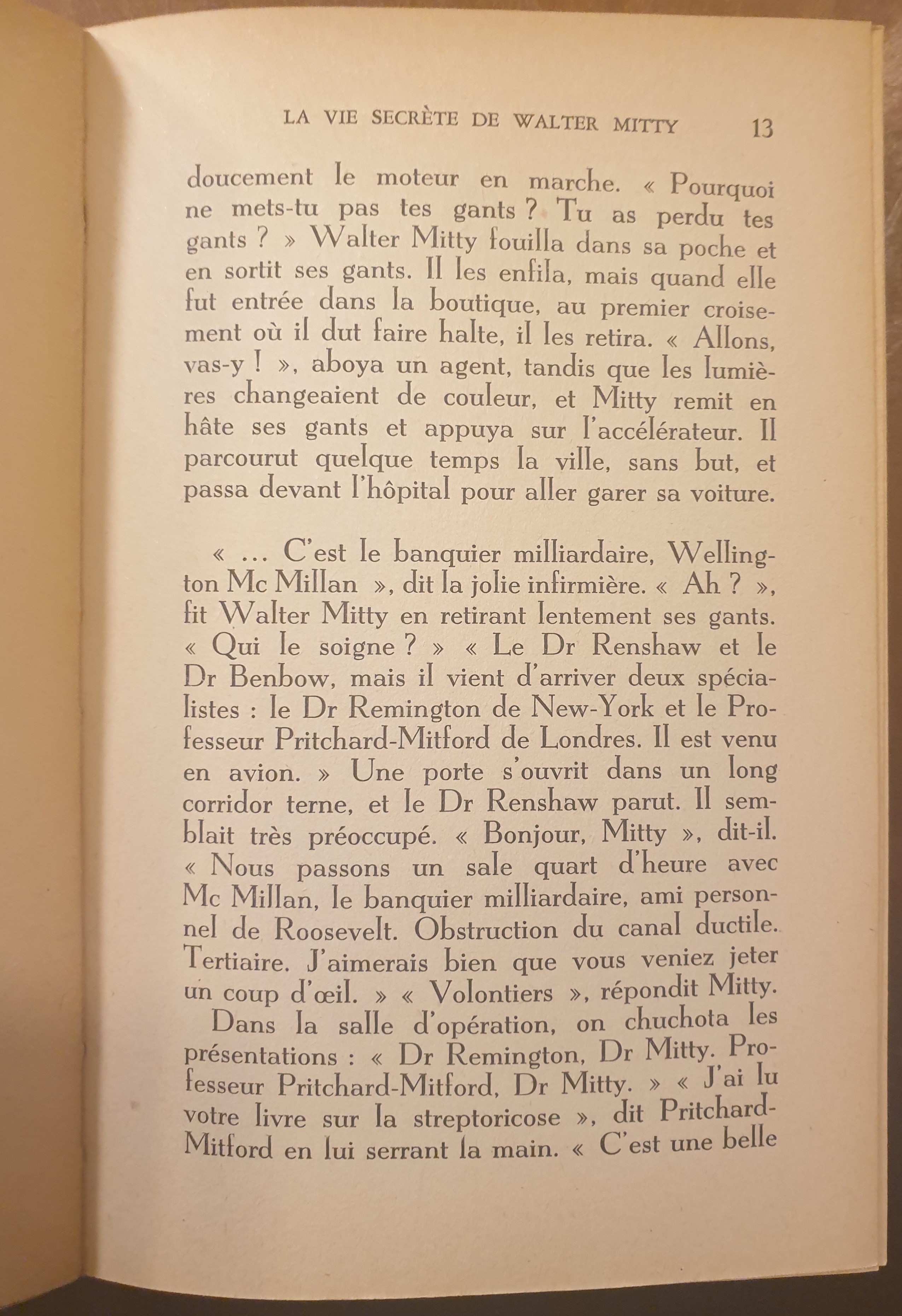 La Vie Secrète de Walter Mitty. by James, THURBER.: ottimo Brossura ...