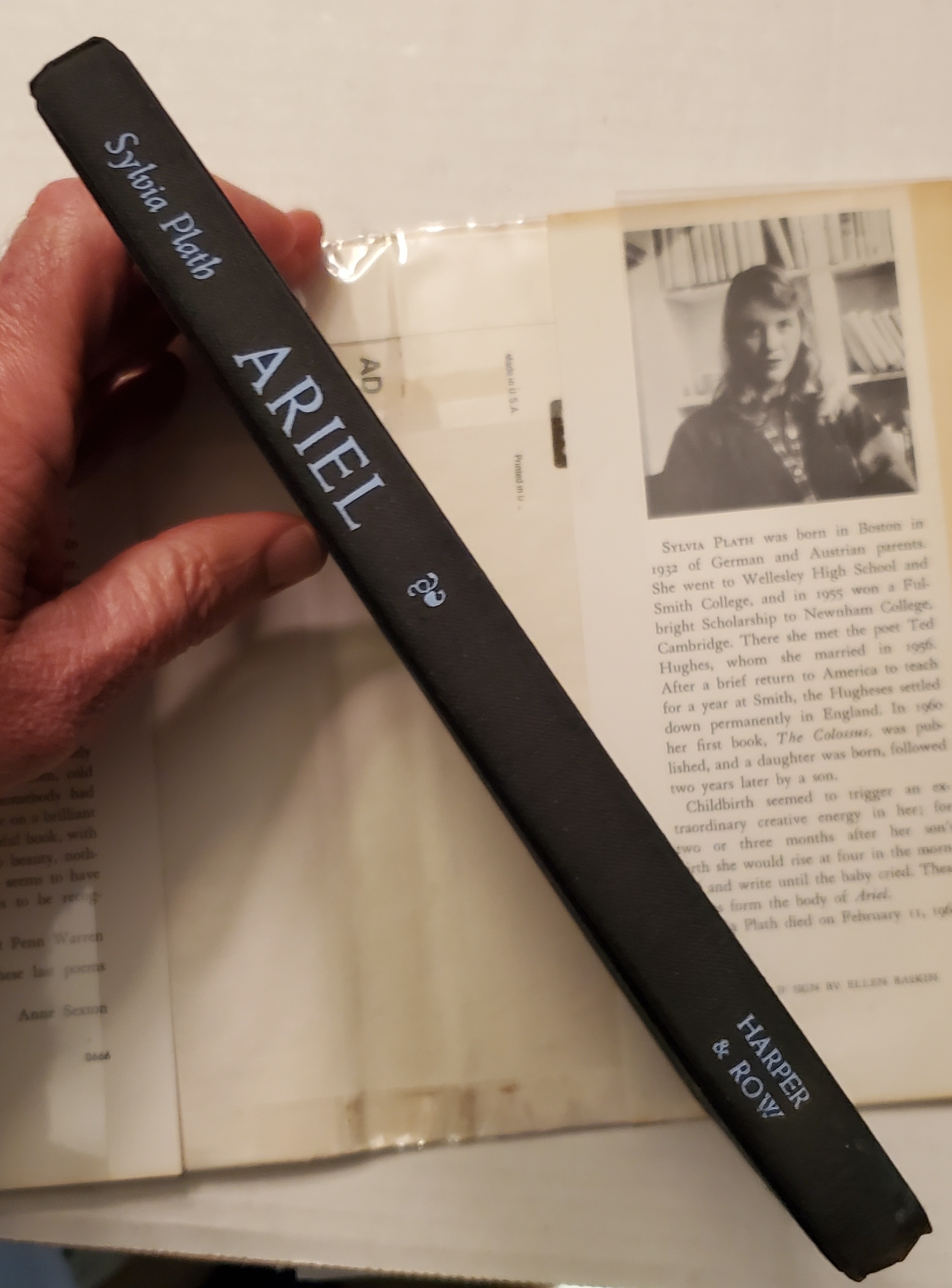 Ariel: Poems [FIRST EDITION, FIRST PRINTING] by Sylvia Plath: Near Fine ...