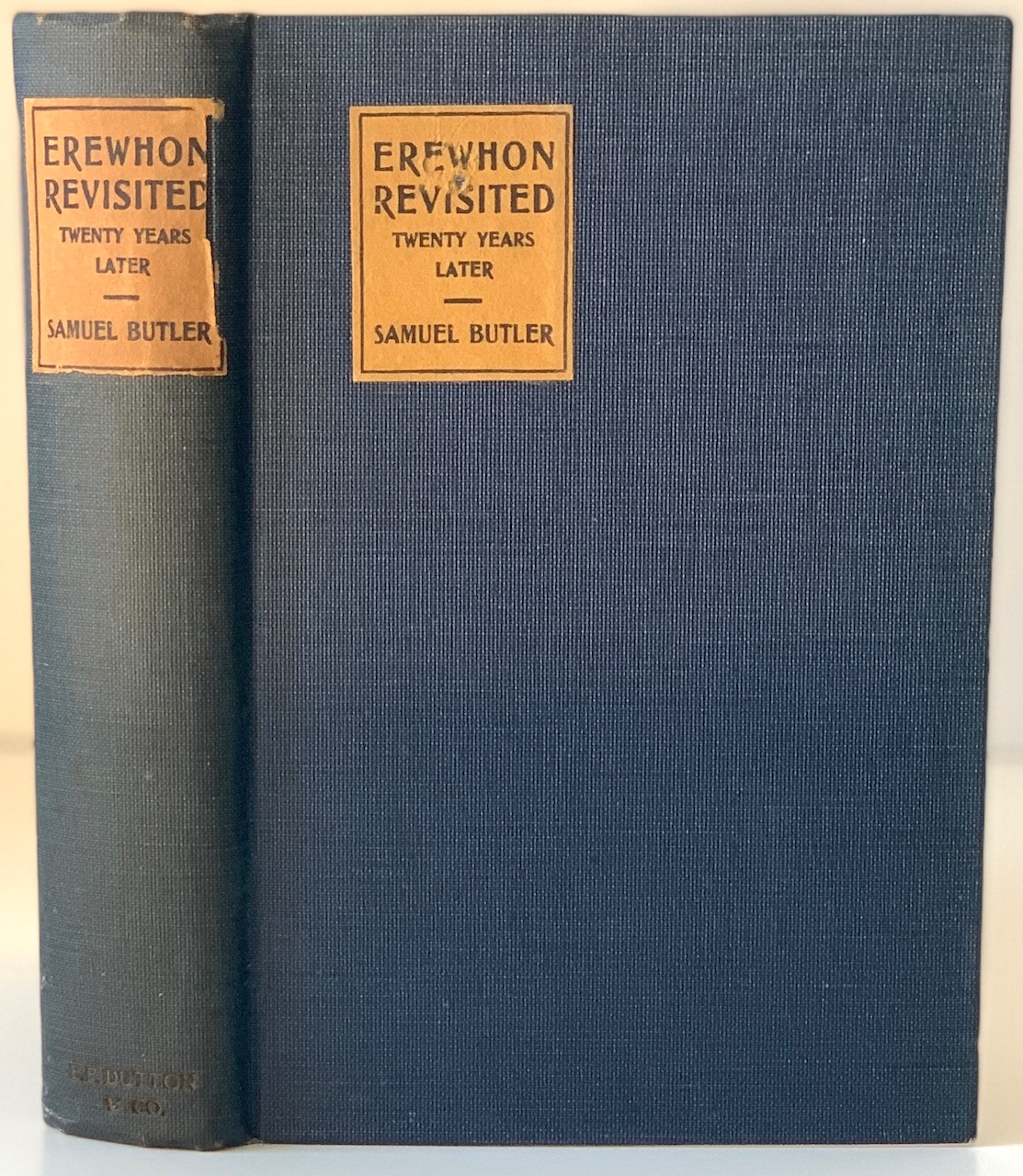 Erewhon Revisited Twenty Years Later both by the Original Discoverer or ...