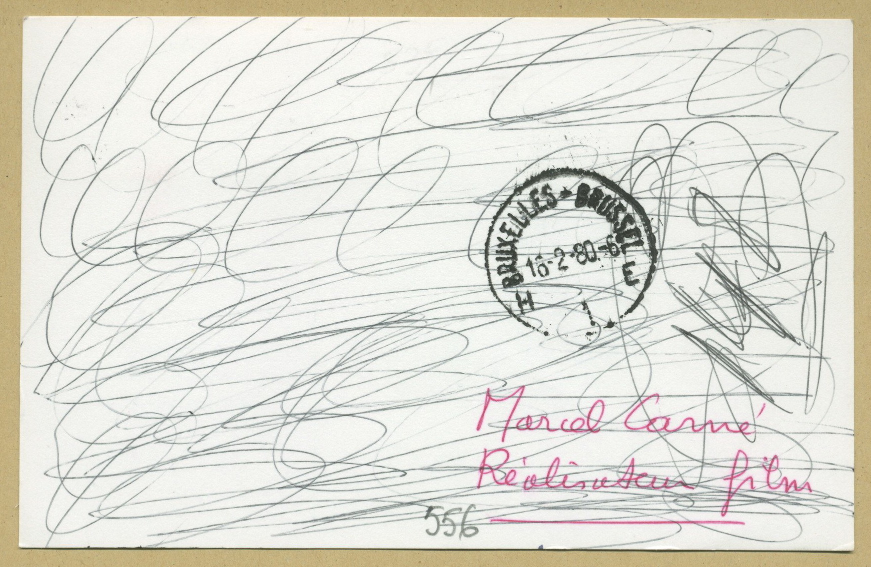 Marcel Carné (1906-1996) - Signed card + Photo - 1980 by Marcel Carné ...