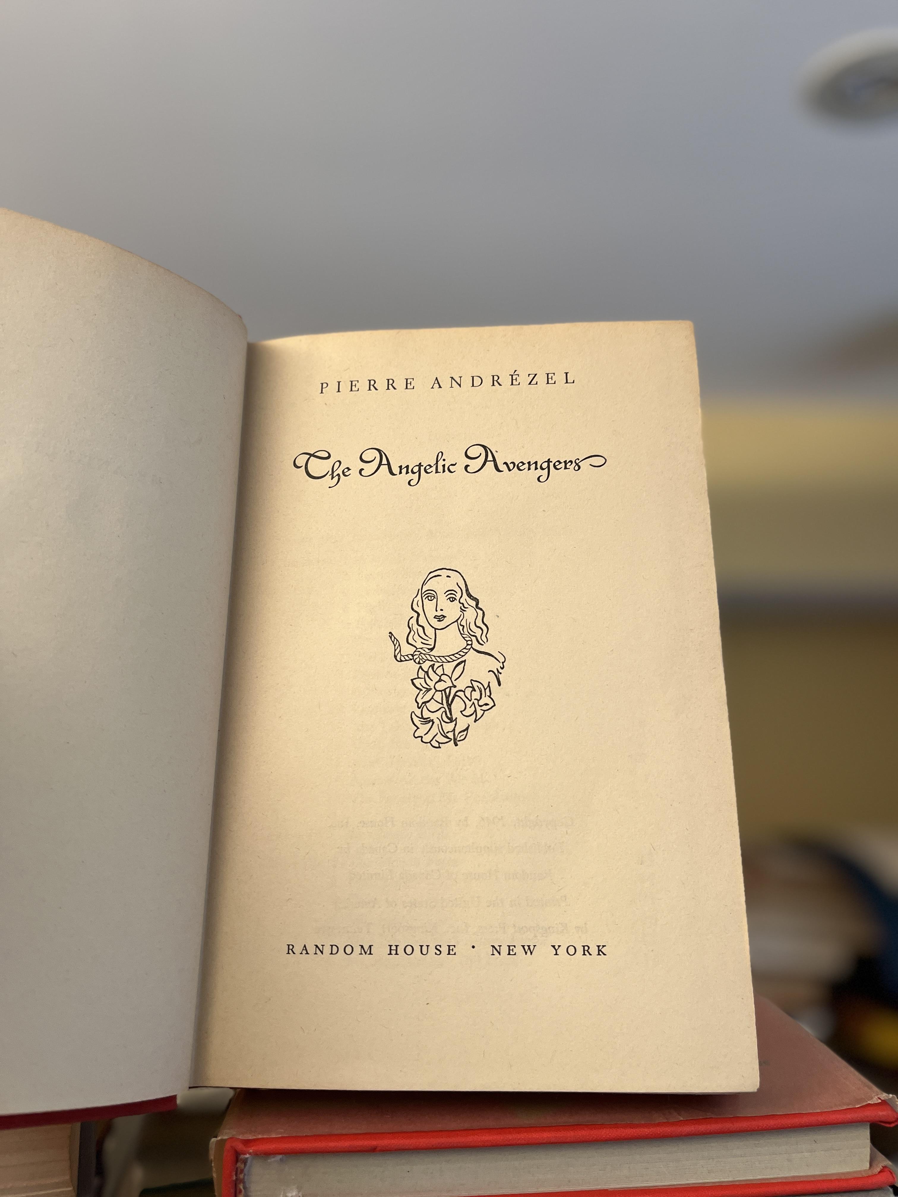 The Angelic Avengers by Pierre Andrezel: Fine Hardcover (1946) 1st ...