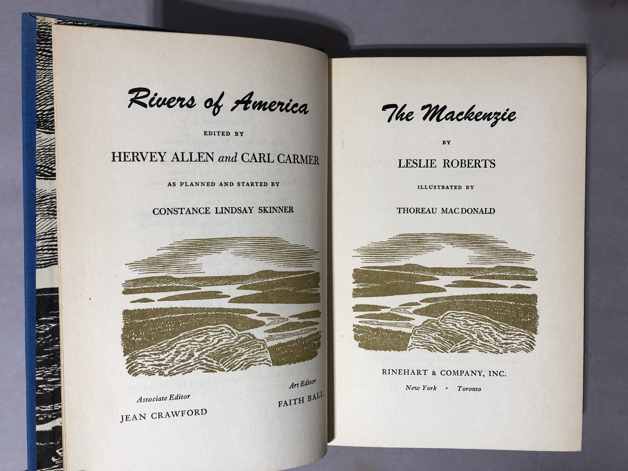 The Mackenzie (Rivers of America) by Roberts, Leslie: Very Good Cloth ...