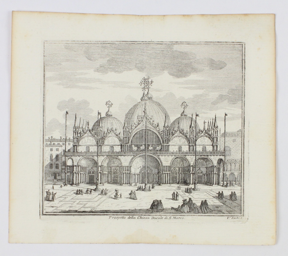 Prospetto della Chiesa Ducale di S. Marco von Zucchi, Francesco:: (1770 ...