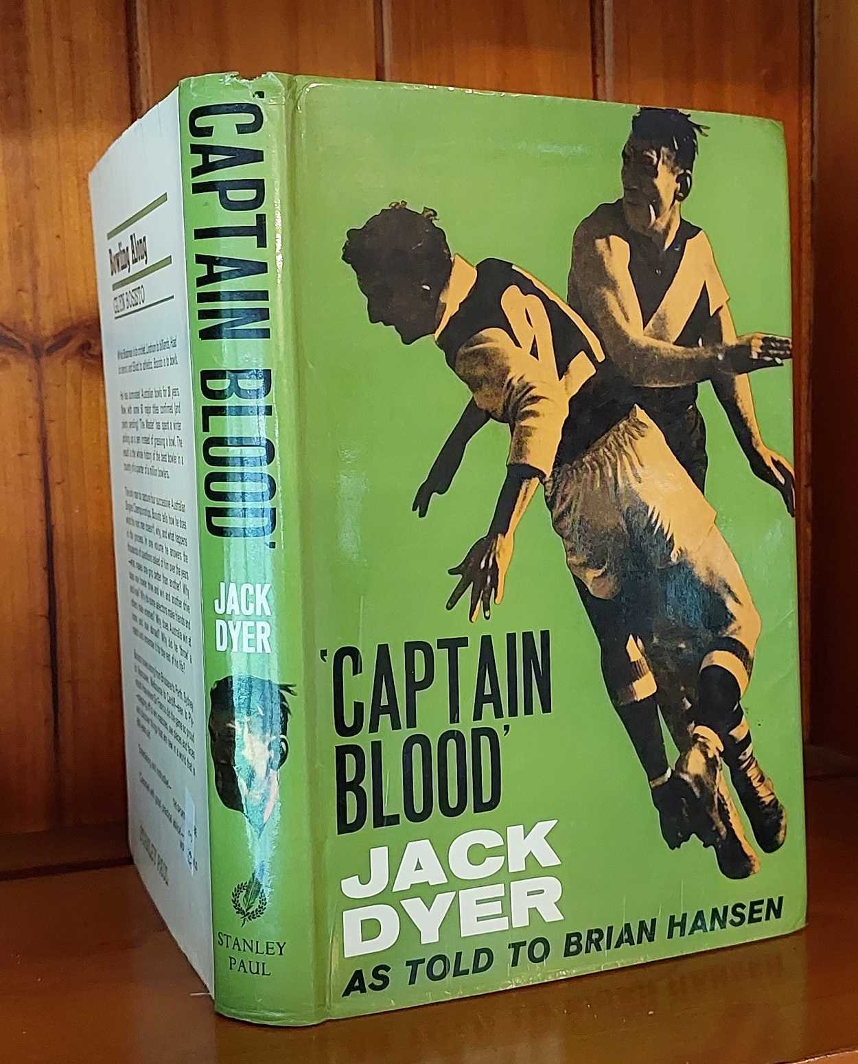 CAPTAIN BLOOD Jack Dyer by Hansen, Brian: Very Good+ Hardcover (1965 ...